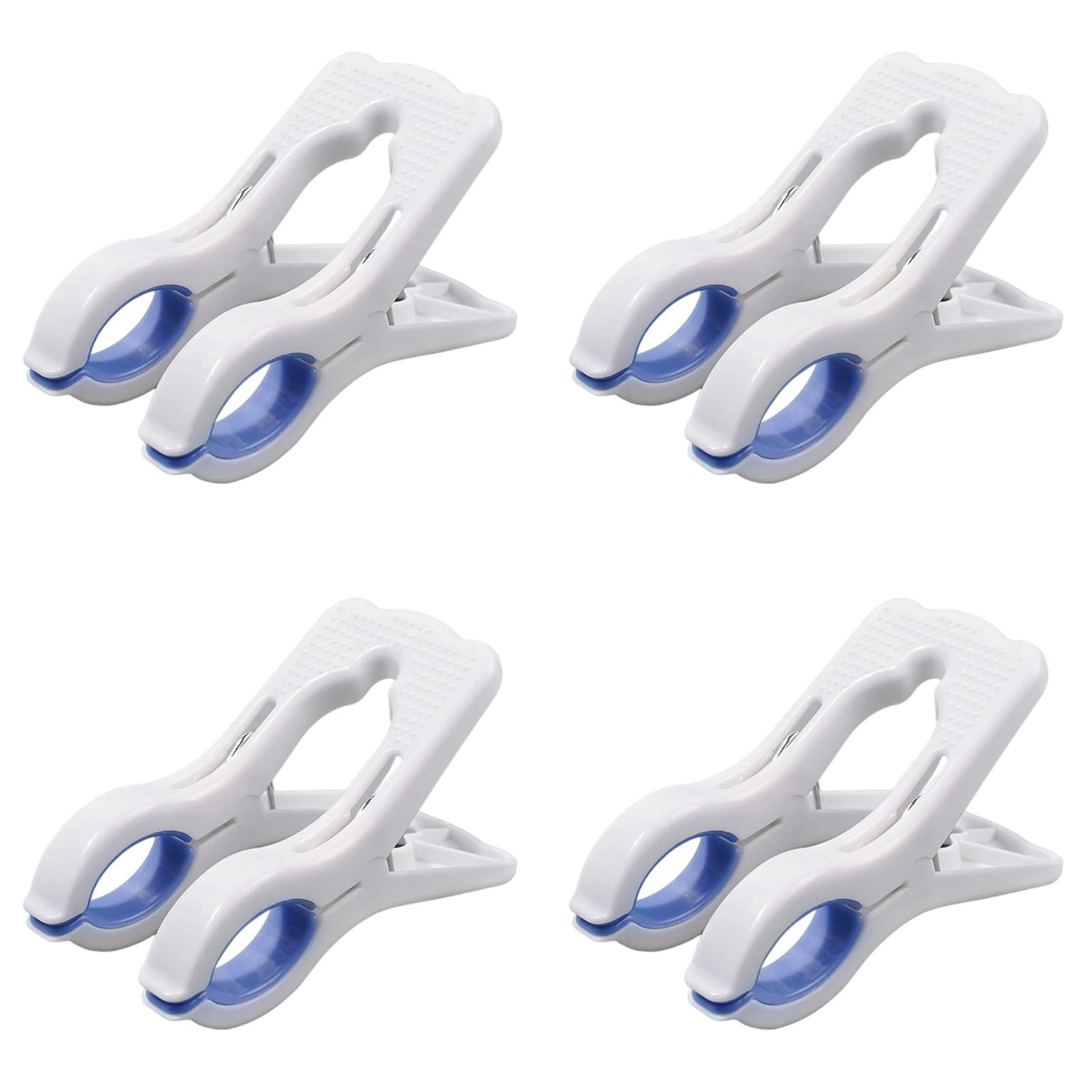 Beach Towel Clips for Chairs - 4-8-12 Pack Heavy Duty Non- Pool Boat ...