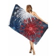 Beach Towel-Independence Day Anniversary Microfiber Absorbent Quick Dry ...
