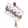 Beach Towel-Independence Day Flag Butterfly Microfiber Absorbent Quick ...