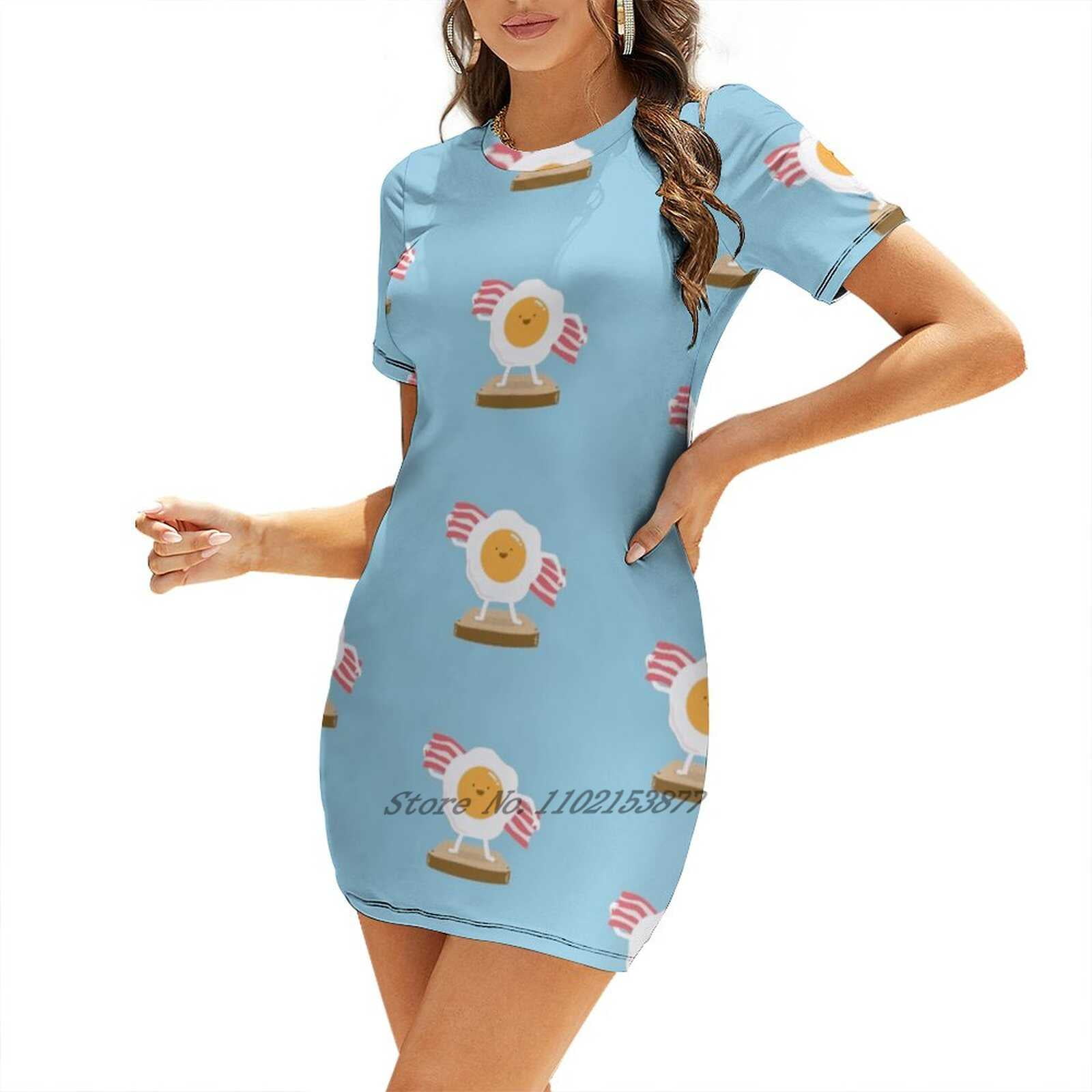 Beach Towel Loose Pocket Dress Fashion Print Dress Short Sleeve V-Neck ...