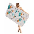 Beach Towel Mid Century Geometric Bath Pool Towels Star Modern At ...