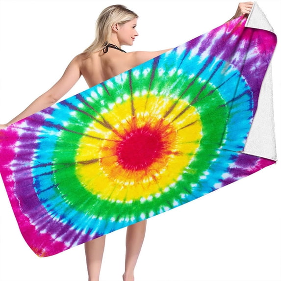 Beach Towel Oversized, 29x59 Inches,Sandproof Lightweight Microfiber ...