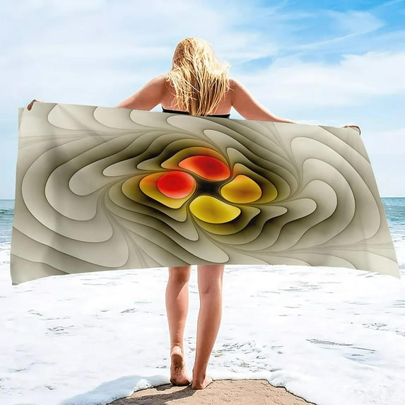 Beach Towel Sand Free Quick Dry Extra Large Lightweight Compact Travel ...