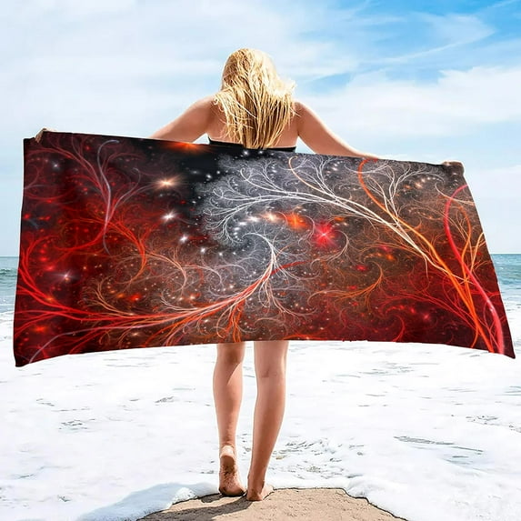 Beach Towel Sand Free Quick Dry Extra Large Lightweight Compact Travel ...