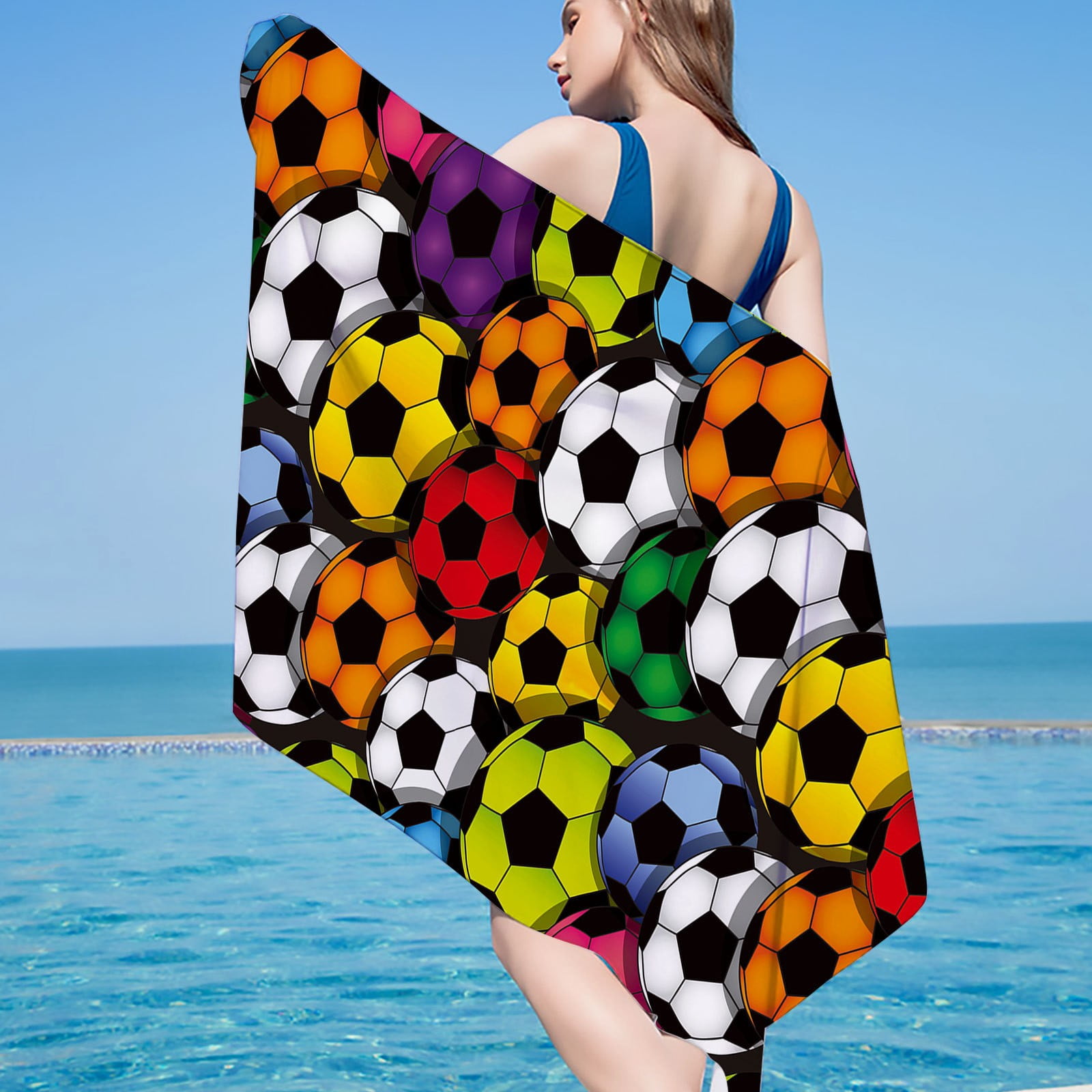 Lsljs Beach Essentials Polyester Towels & Washcloths, Z - Walmart.com