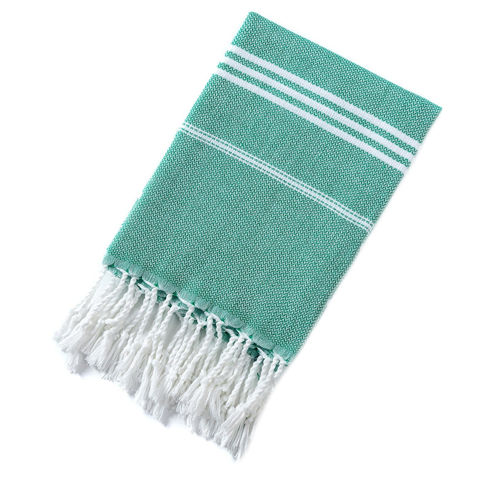 Beach Towels Oversized Pure Cotton Turkish Non Stick Sand Tassel ...