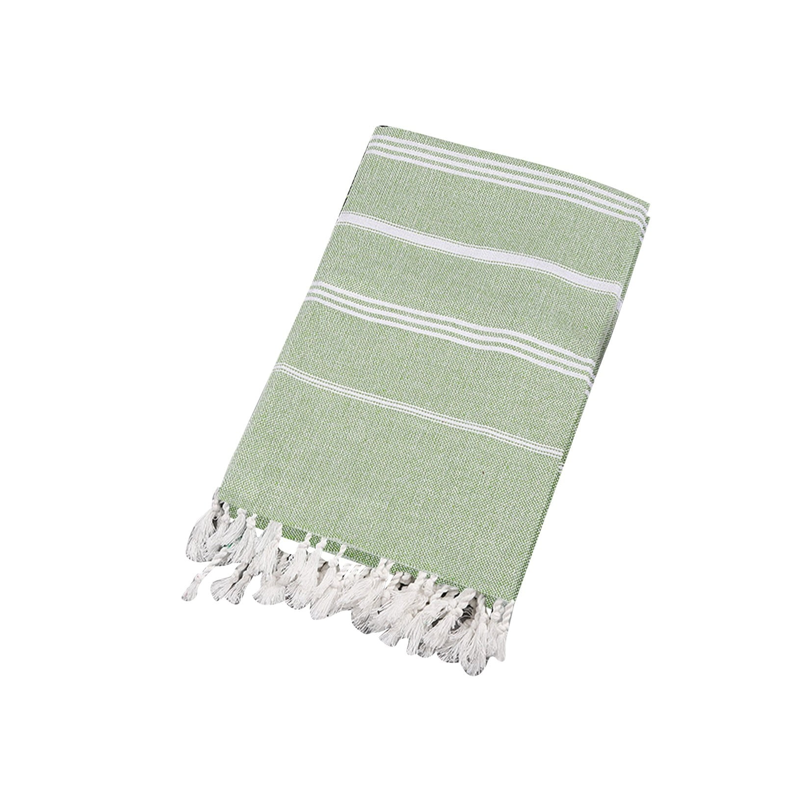 Beach Towels Oversized Pure Cotton Turkish Non Stick Sand Tassel ...