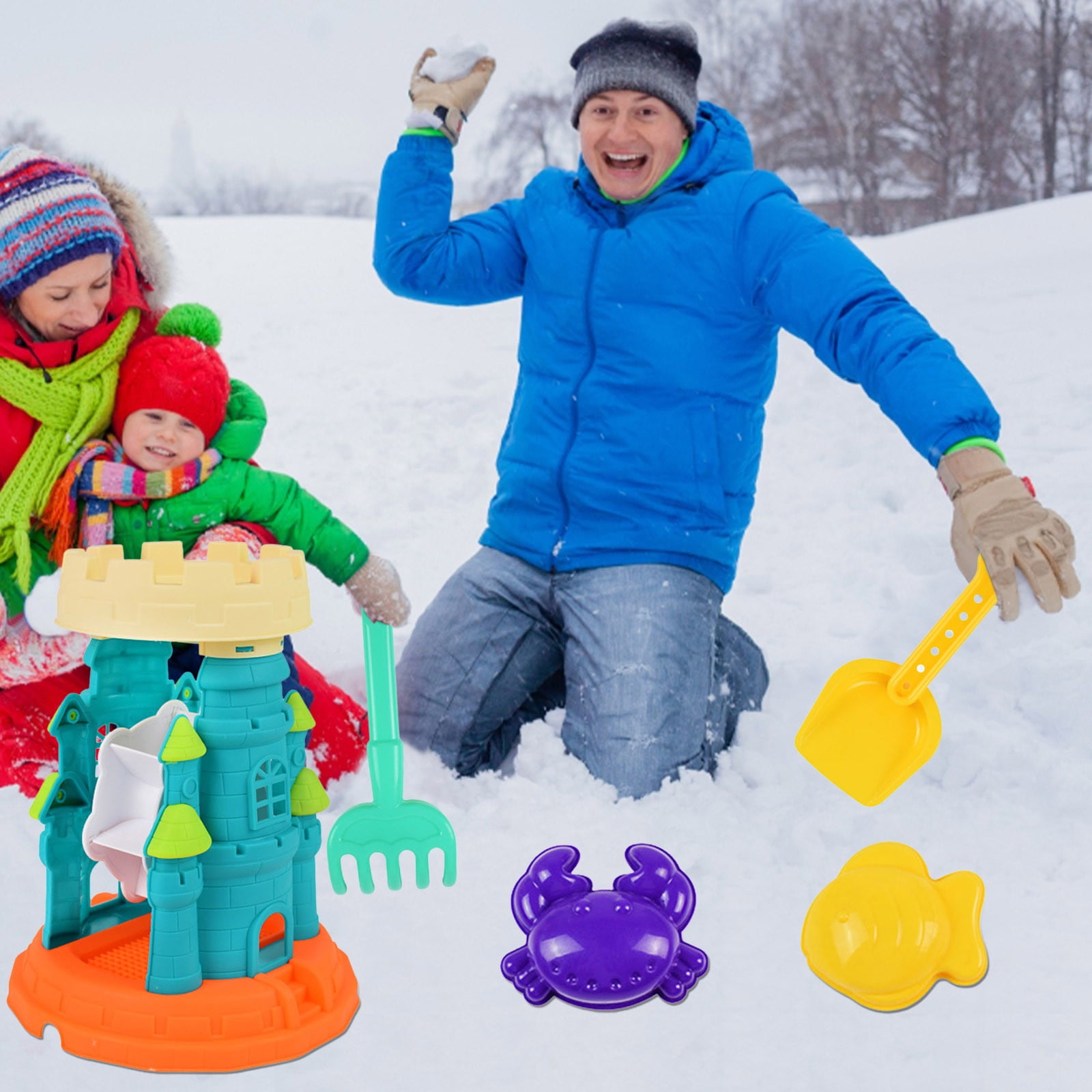 Beach Toy Sand Water Wheel Kids Sandbox Play Set Outdoor Sand Water ...