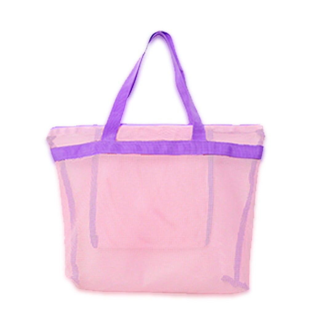 Beach Toy Storage Bag Mesh Beach Bag Large Capacity Beach Bag Toiletry ...