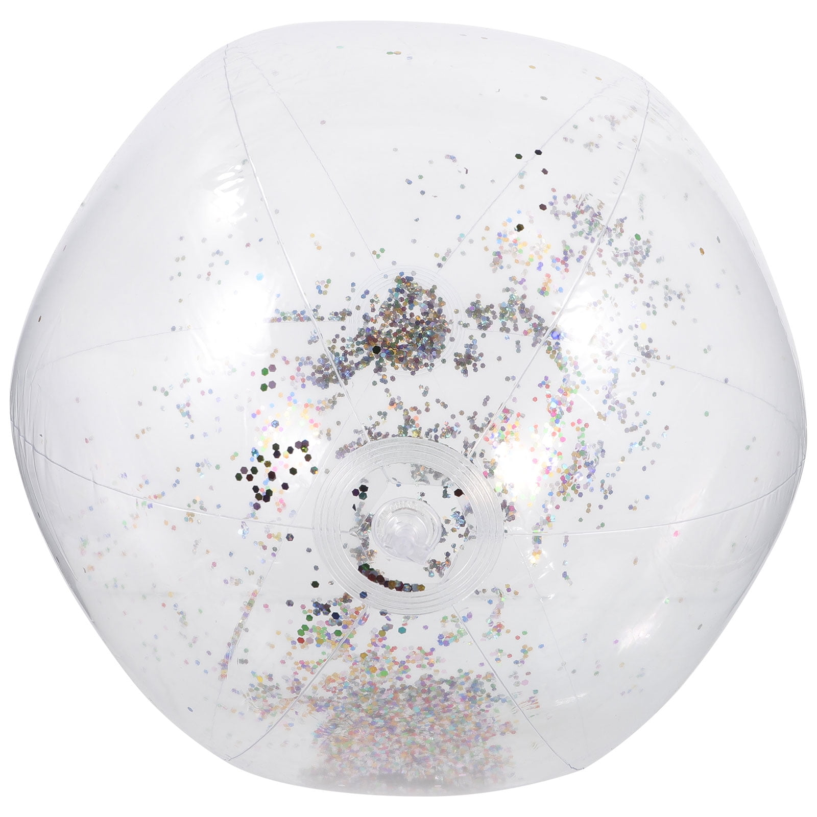 Beach Toys Summer Inflatable Clear Balls Glitter Design Giant Pool ...