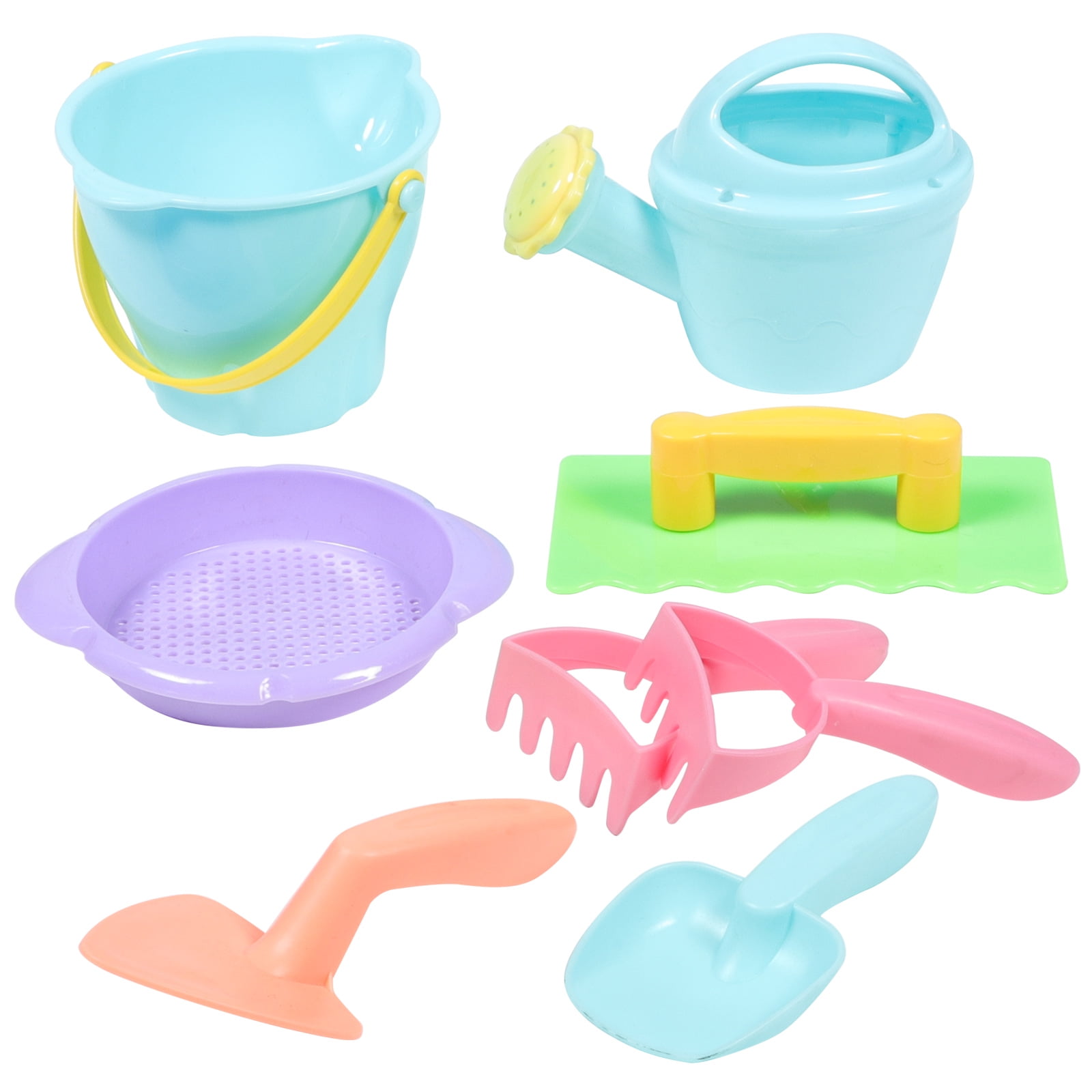 Beach Toys Sand Bucket Kids Set Shovel Toddler Shovels Buckets Building ...
