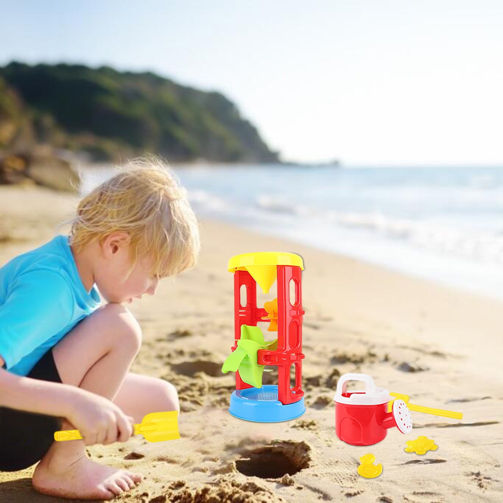 Beach Toys, Toys Set for Kids Including Water , Sifting Funnel ...