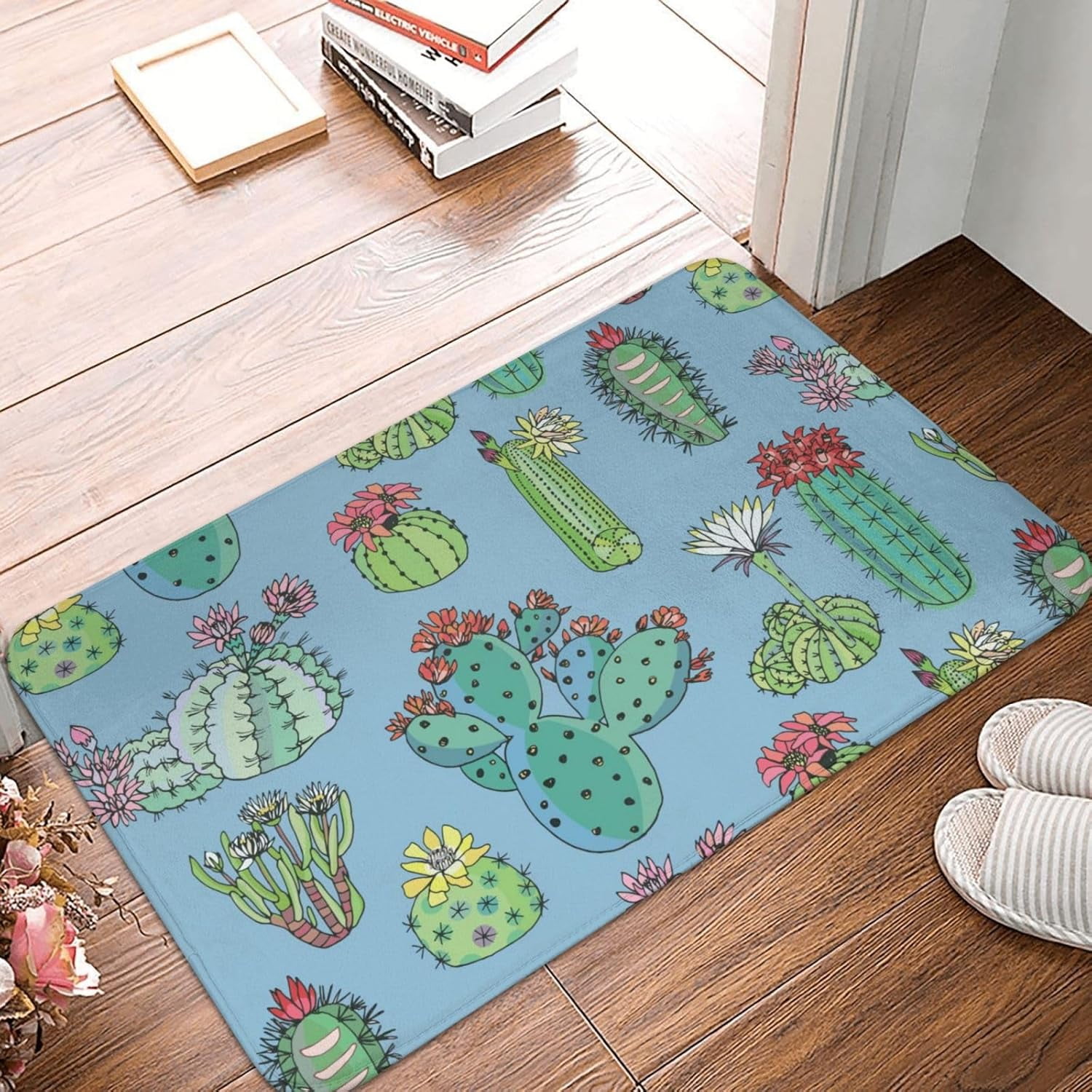Beach Tree Sun Door Entrance Mat Easy Clean Mat Outdoor Home Decor for ...