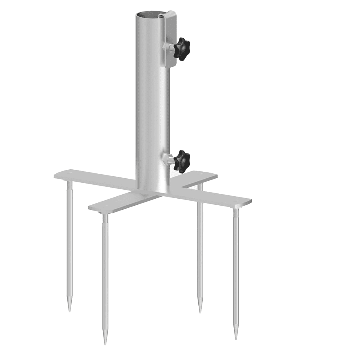 Beach Umbrella Base, Stake with Design, Heavy Duty Metal Ground Grass ...