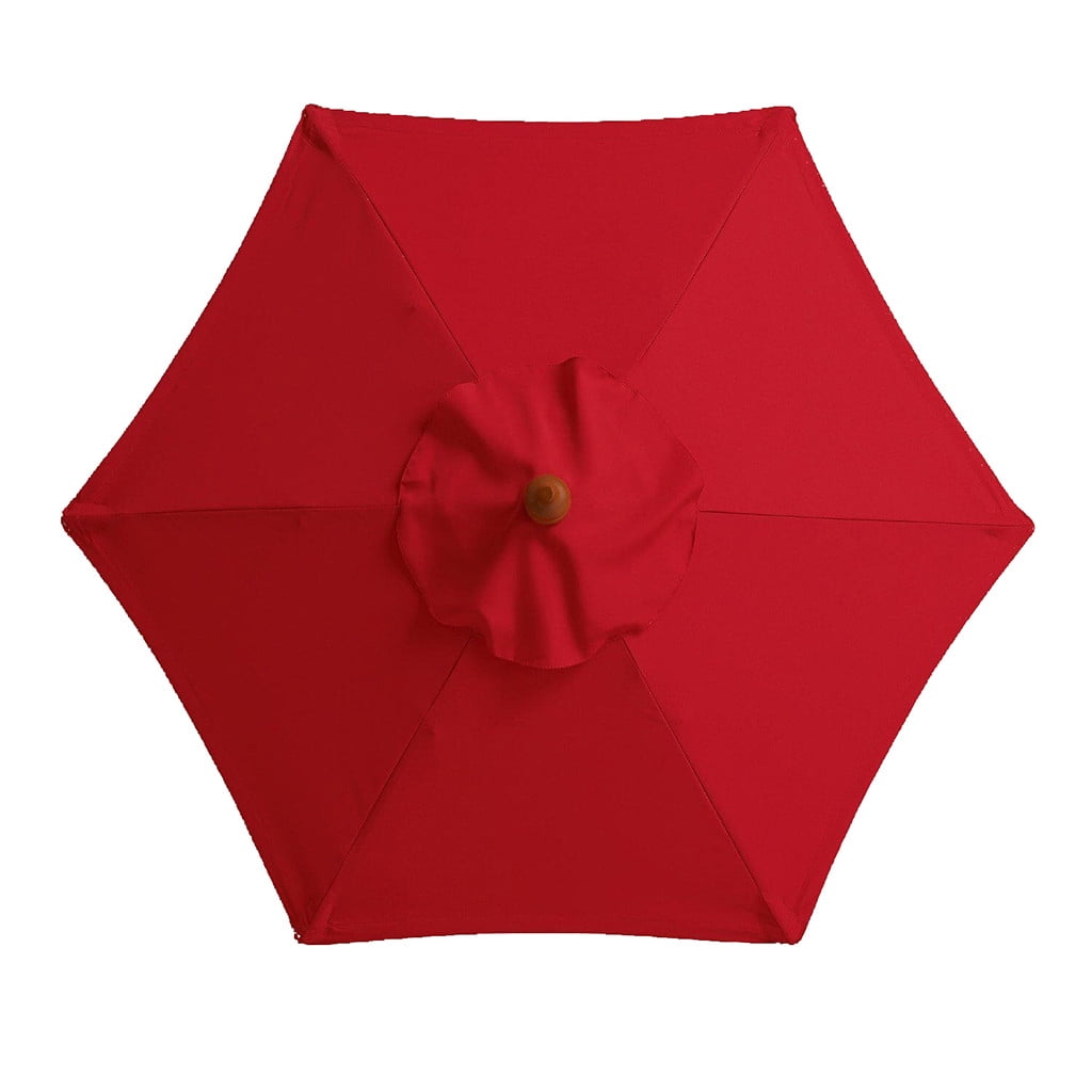 Beach Umbrella Replacement Canopy, Fade-Resistants Sun Shade Cover with ...