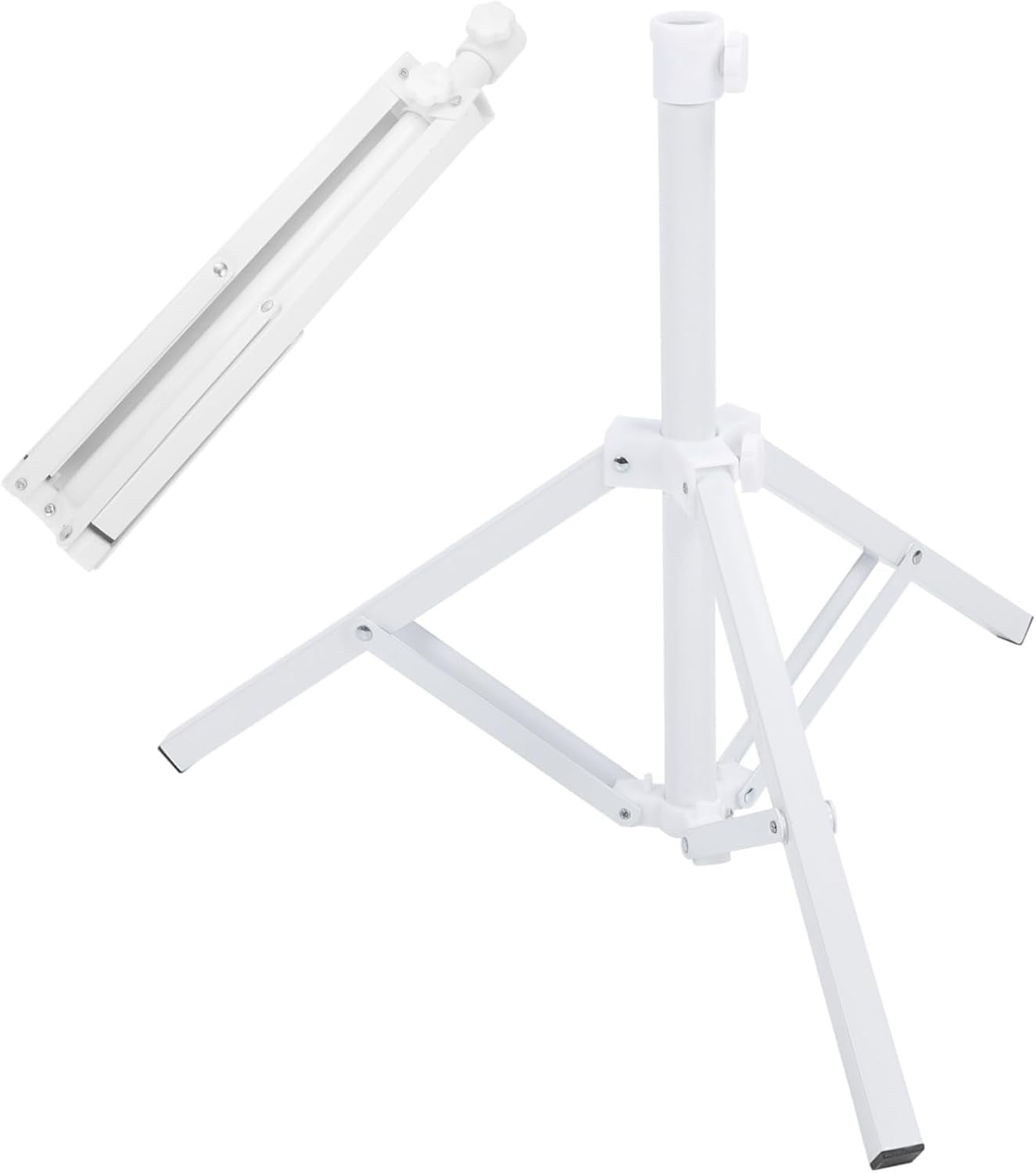 Beach Umbrella Stand Base,Portable Foldable Sun Umbrella Stand White ...
