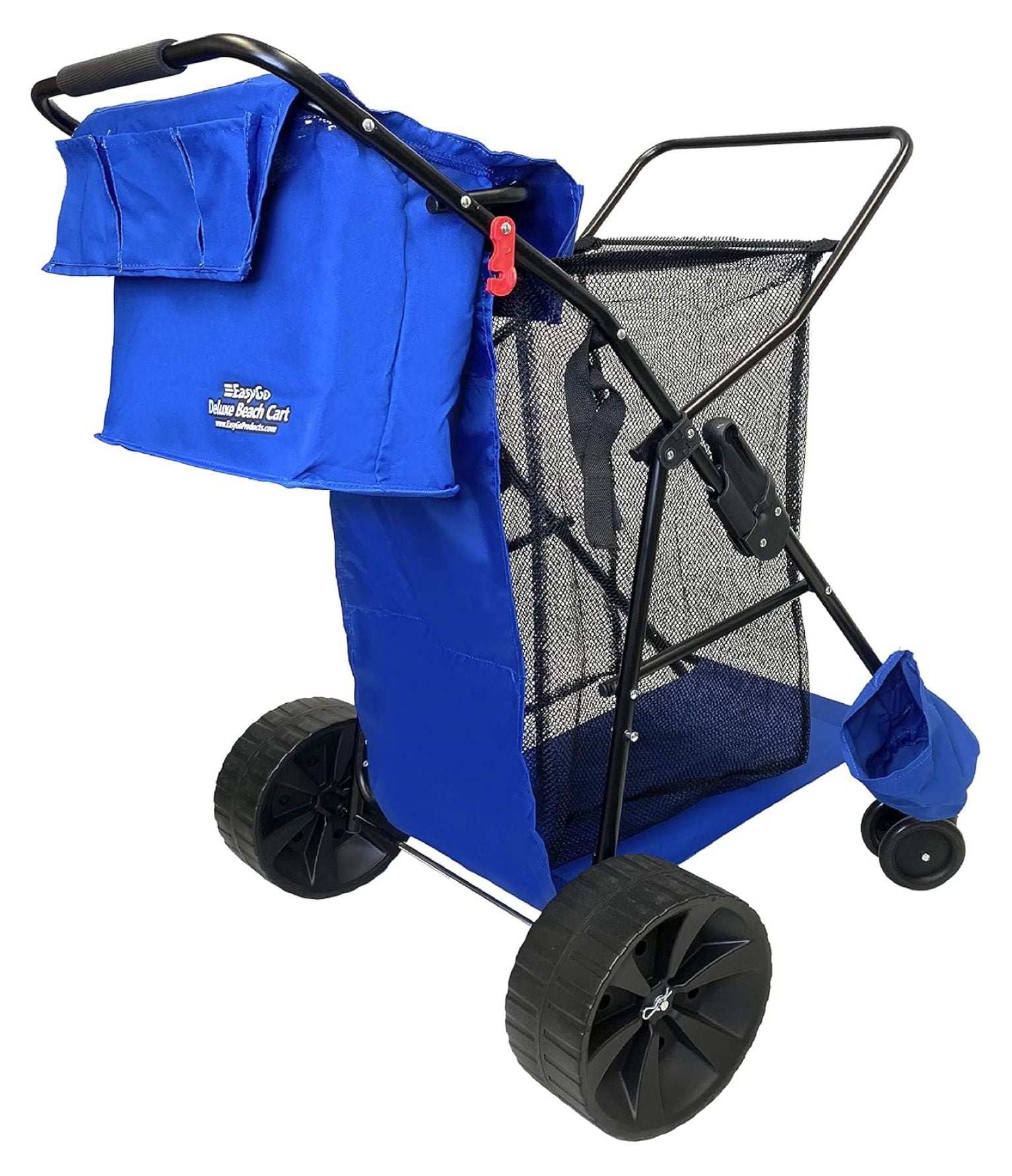 Beach Umbrella Wagon Cart Deluxe – Heavy Duty Folding Ocean Utility ...