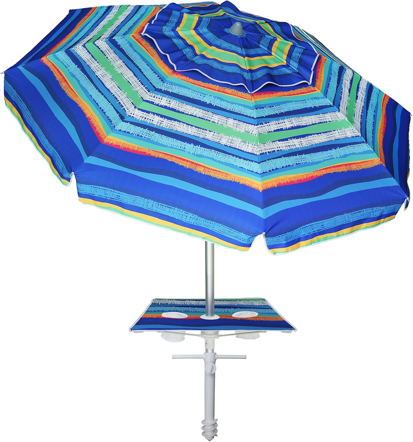 Beach Umbrellas for Sand Heavy Duty Wind Portable, 6.5ft Outdoor ...