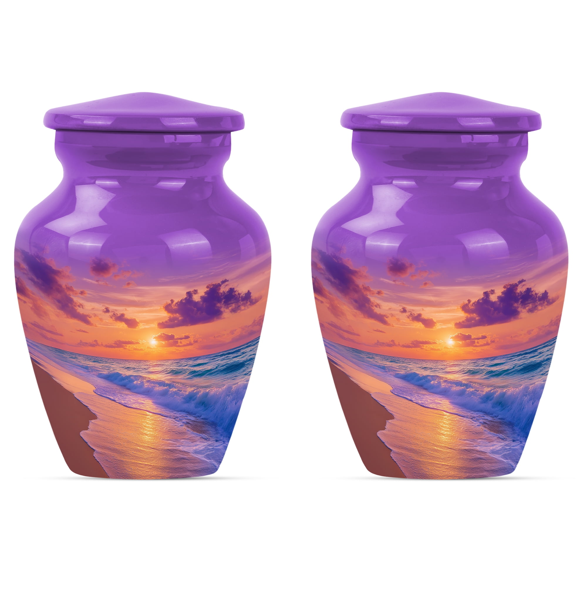 Beach Urns For Human Ashes - Small Cremation Urns For Women - Keepsake ...