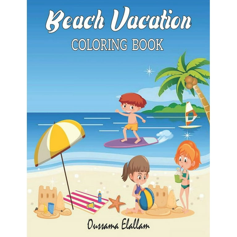 coloring book vacation