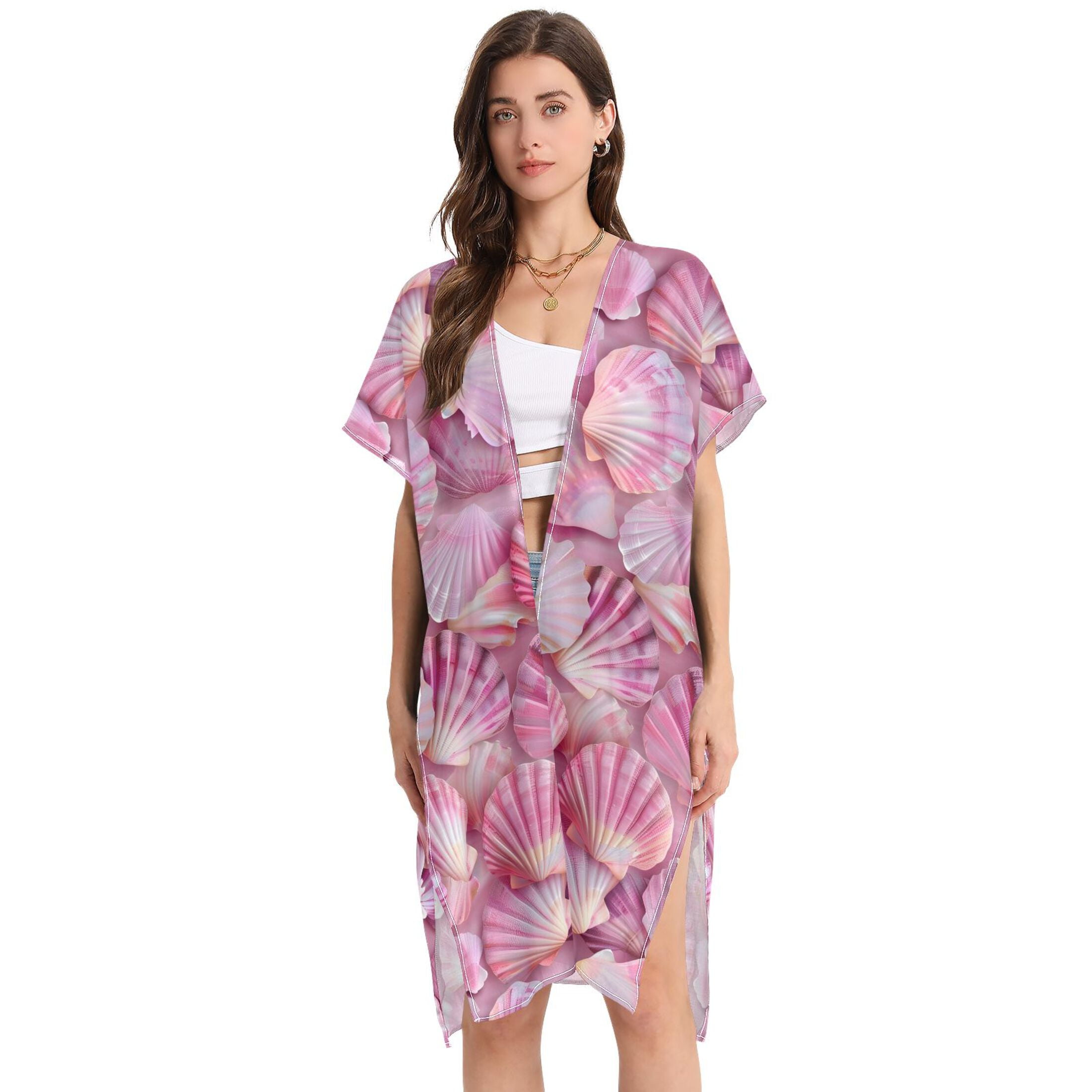 Beach Vacation Clothes Kimono Cardigan Loose Swimsuit Cover Up for ...