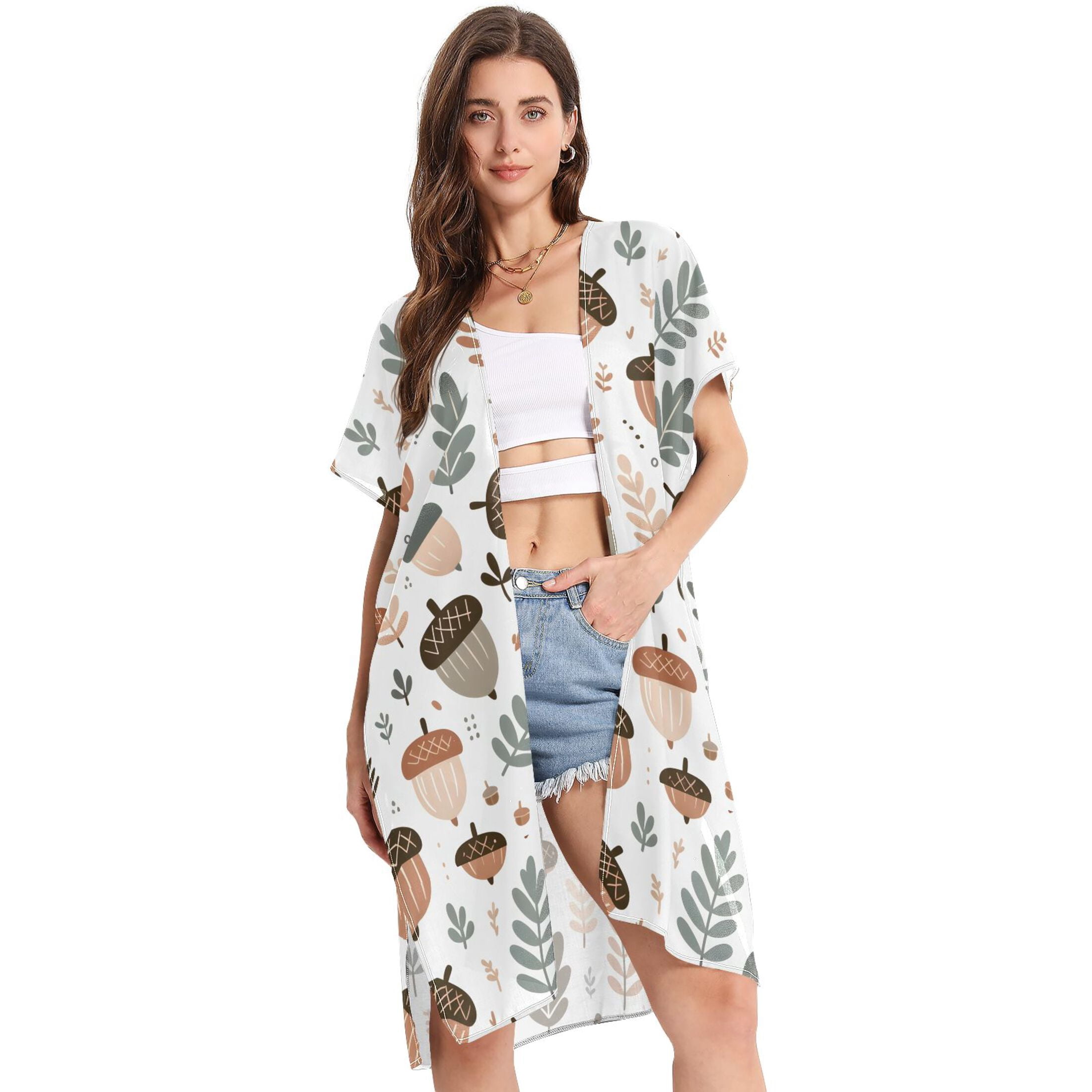 Beach Vacation Clothes Kimono Cardigan Loose Swimsuit Cover Up for ...