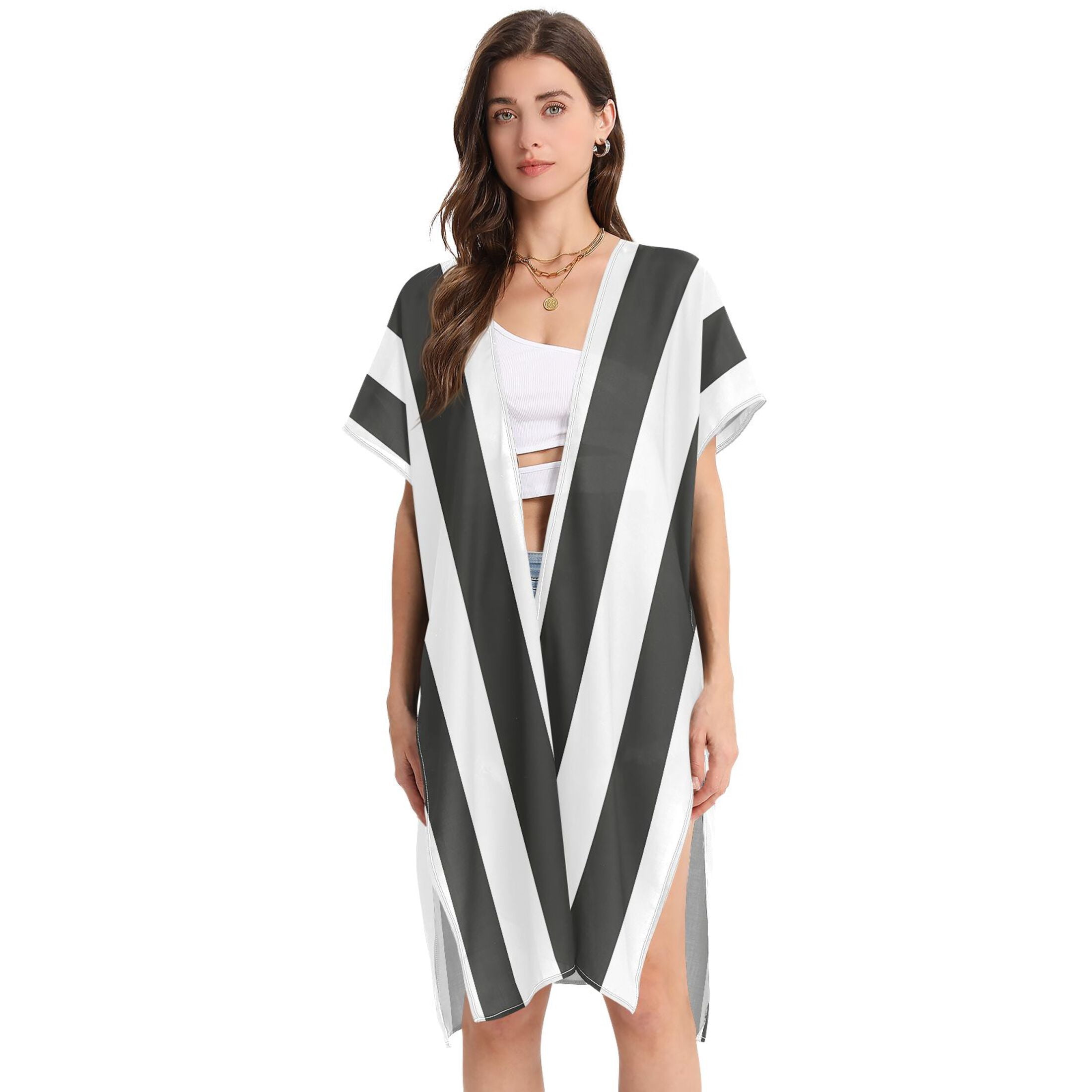 Beach Vacation Clothes Kimono Cardigan Loose Swimsuit Cover Up for ...