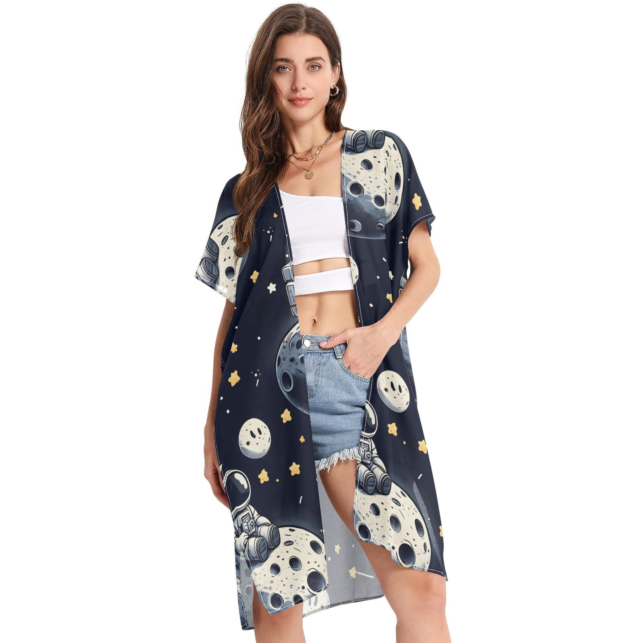 Beach Vacation Clothes Kimono Cardigan Loose Swimsuit Cover Up for ...