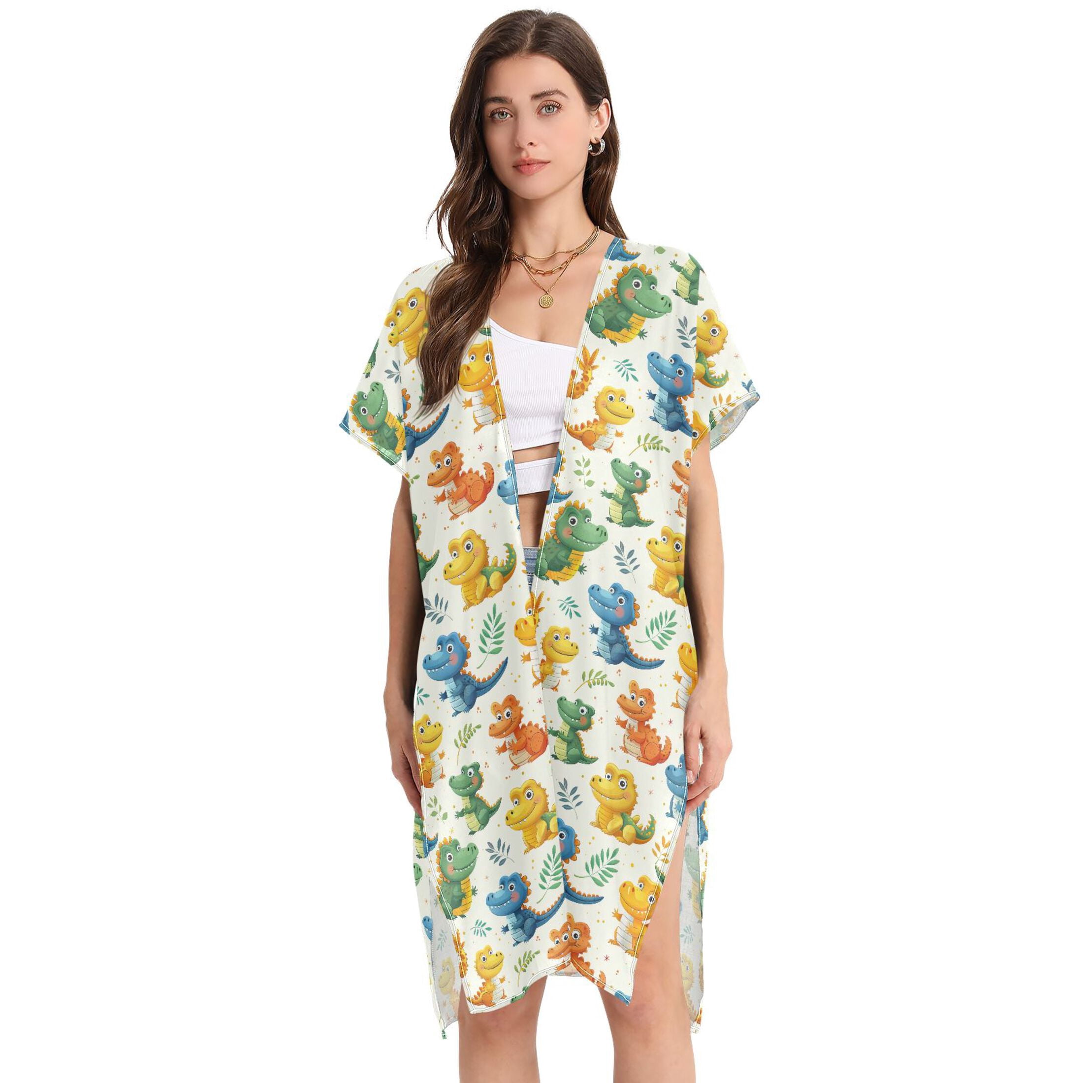 Beach Vacation Clothes Kimono Cardigan Loose Swimsuit Cover Up for ...