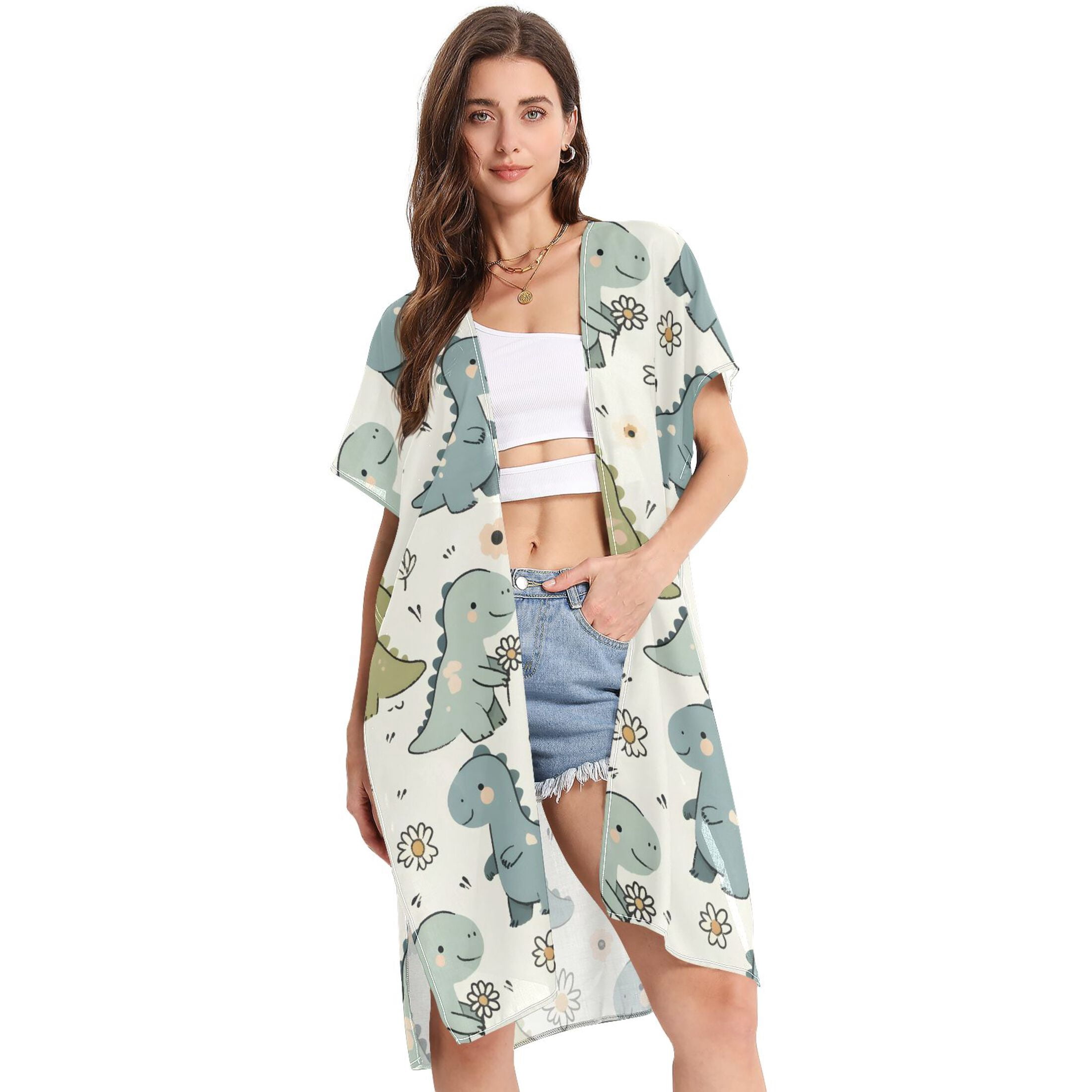 Beach Vacation Clothes Kimono Cardigan Loose Swimsuit Cover Up for ...
