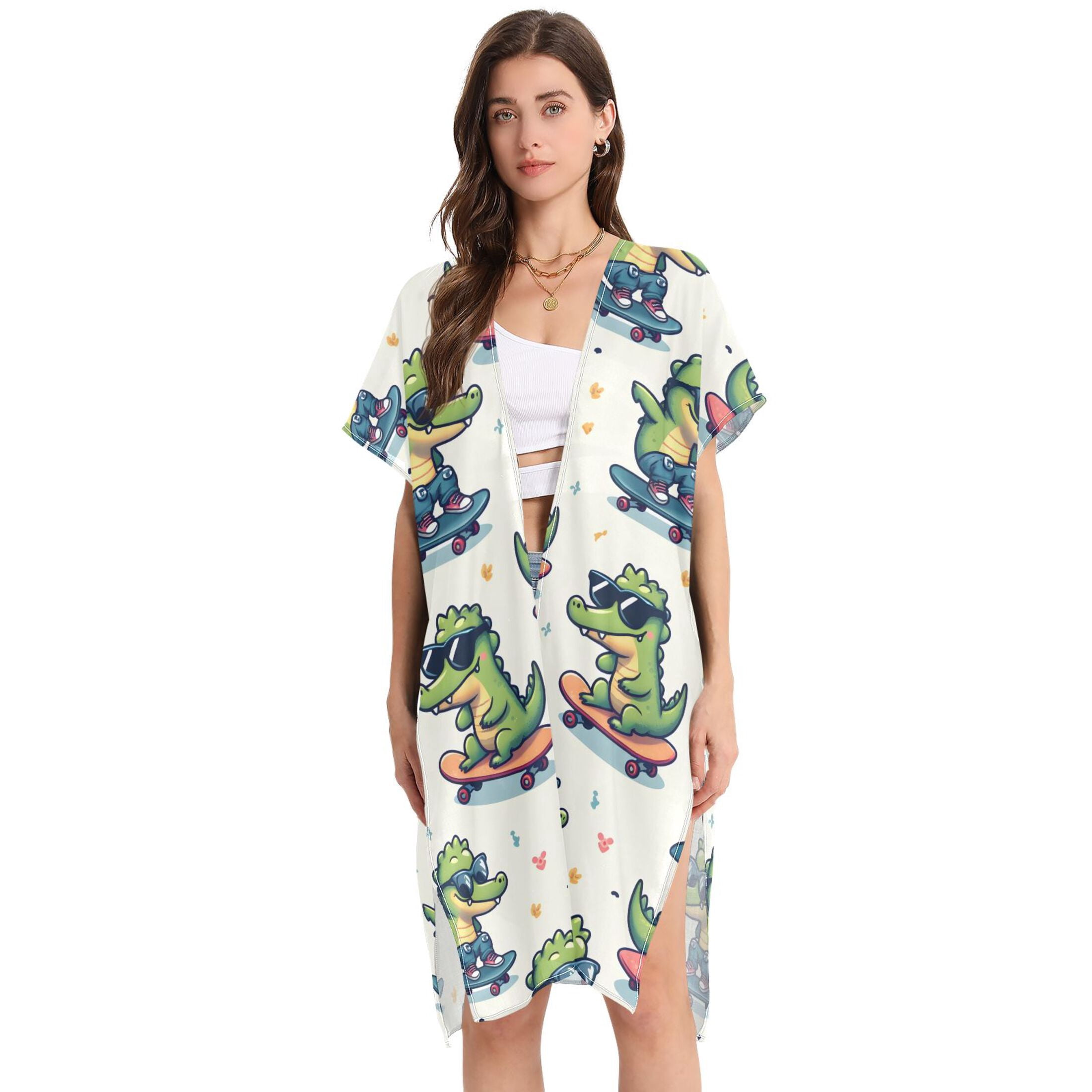 Beach Vacation Clothes Kimono Cardigan Loose Swimsuit Cover Up for ...
