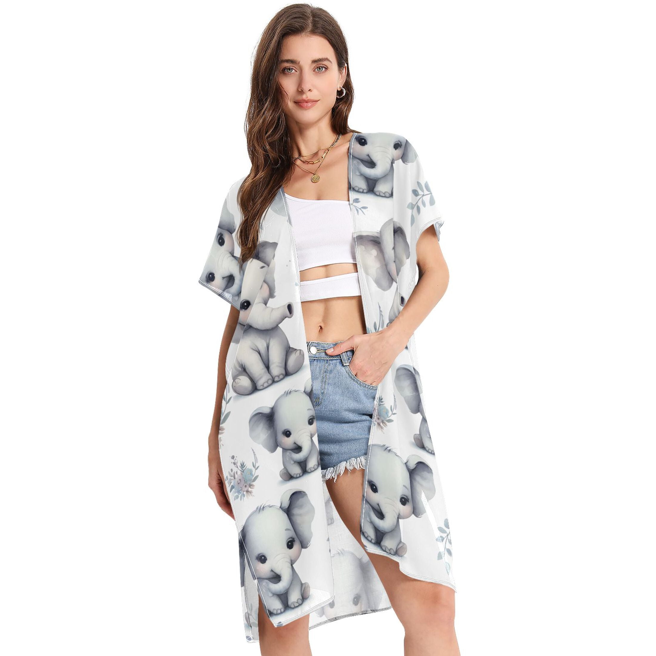 Beach Vacation Clothes Kimono Cardigan Loose Swimsuit Cover Up for ...