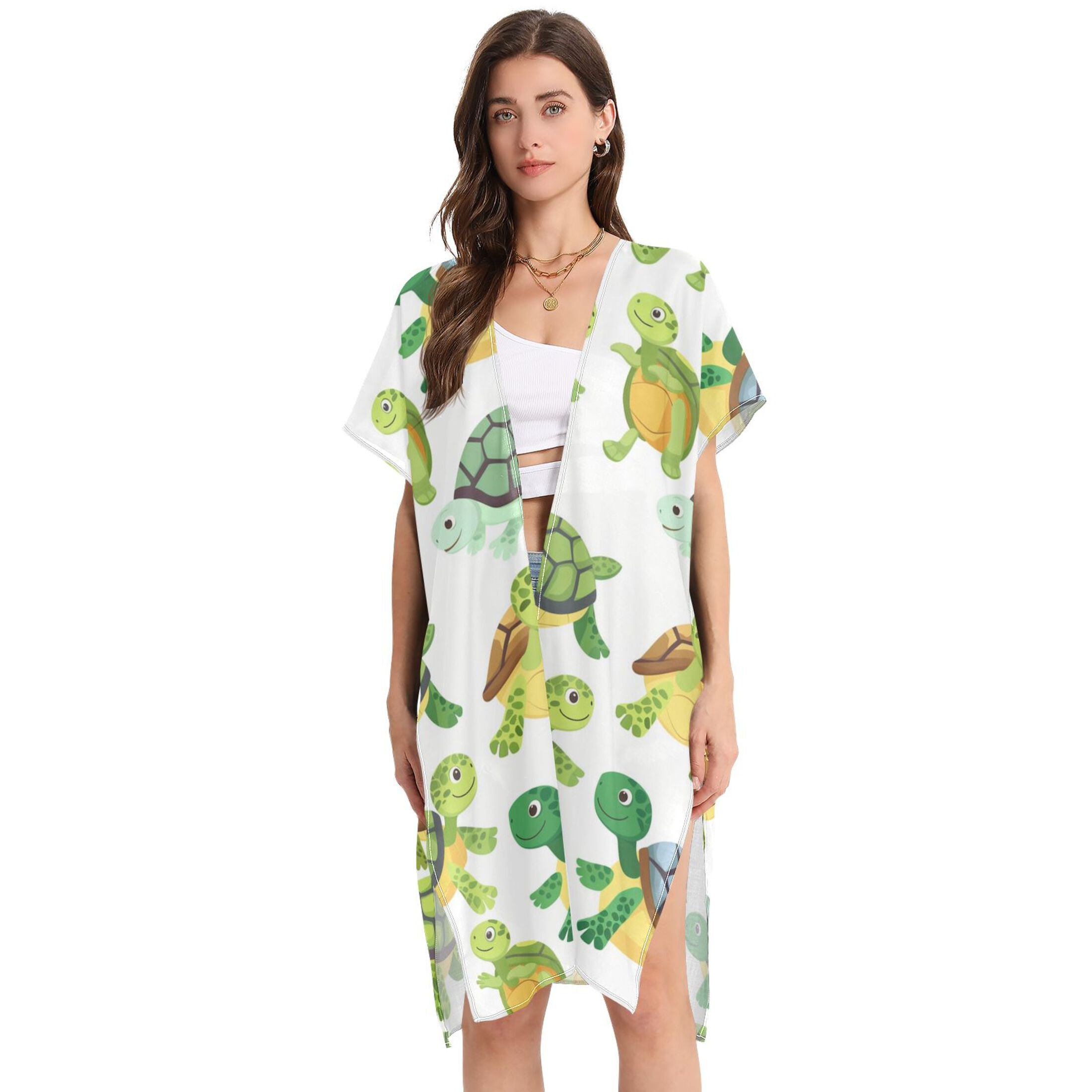 Beach Vacation Clothes Kimono Cardigan Loose Swimsuit Cover Up for ...