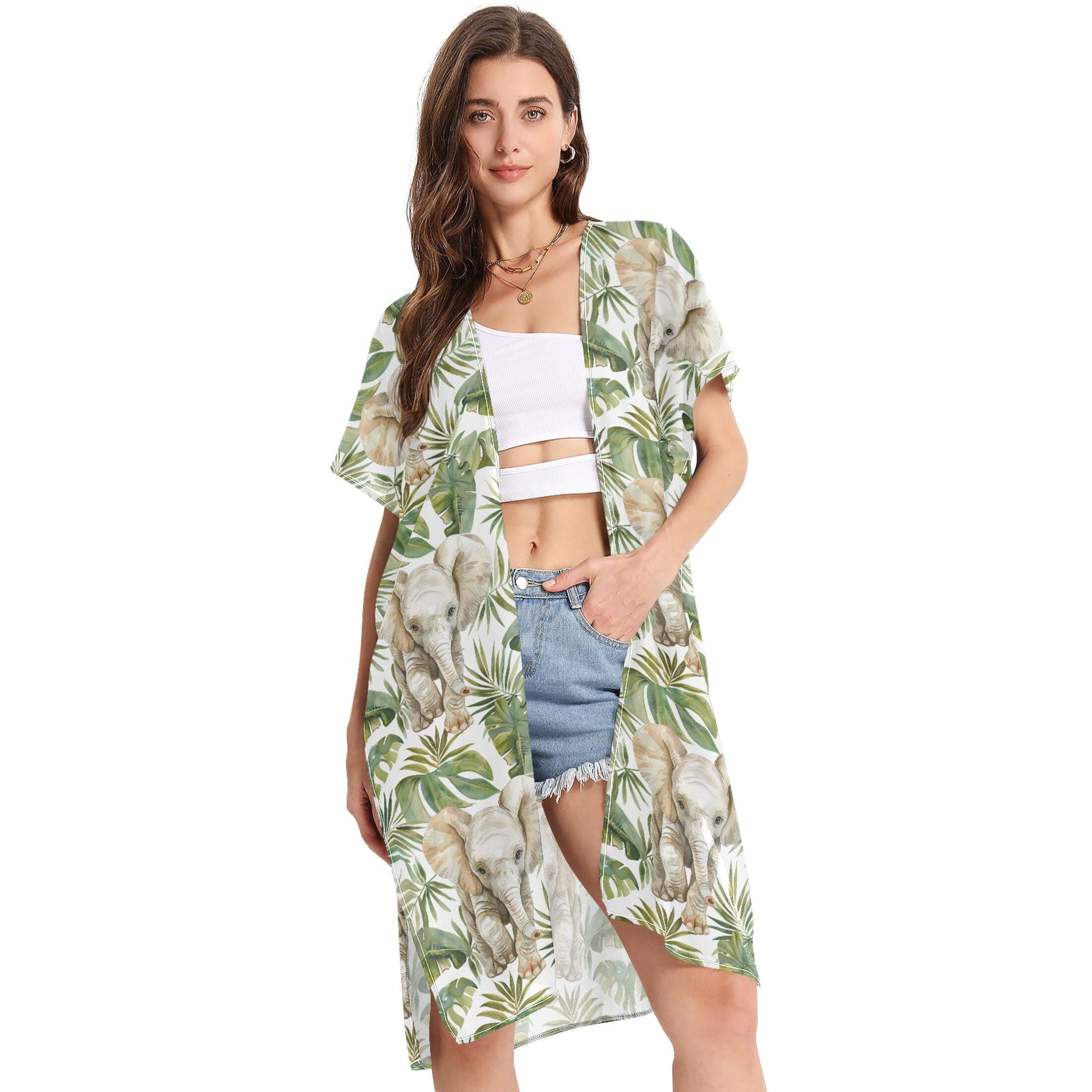 Beach Vacation Clothes Kimono Cardigan Loose Swimsuit Cover Up for ...