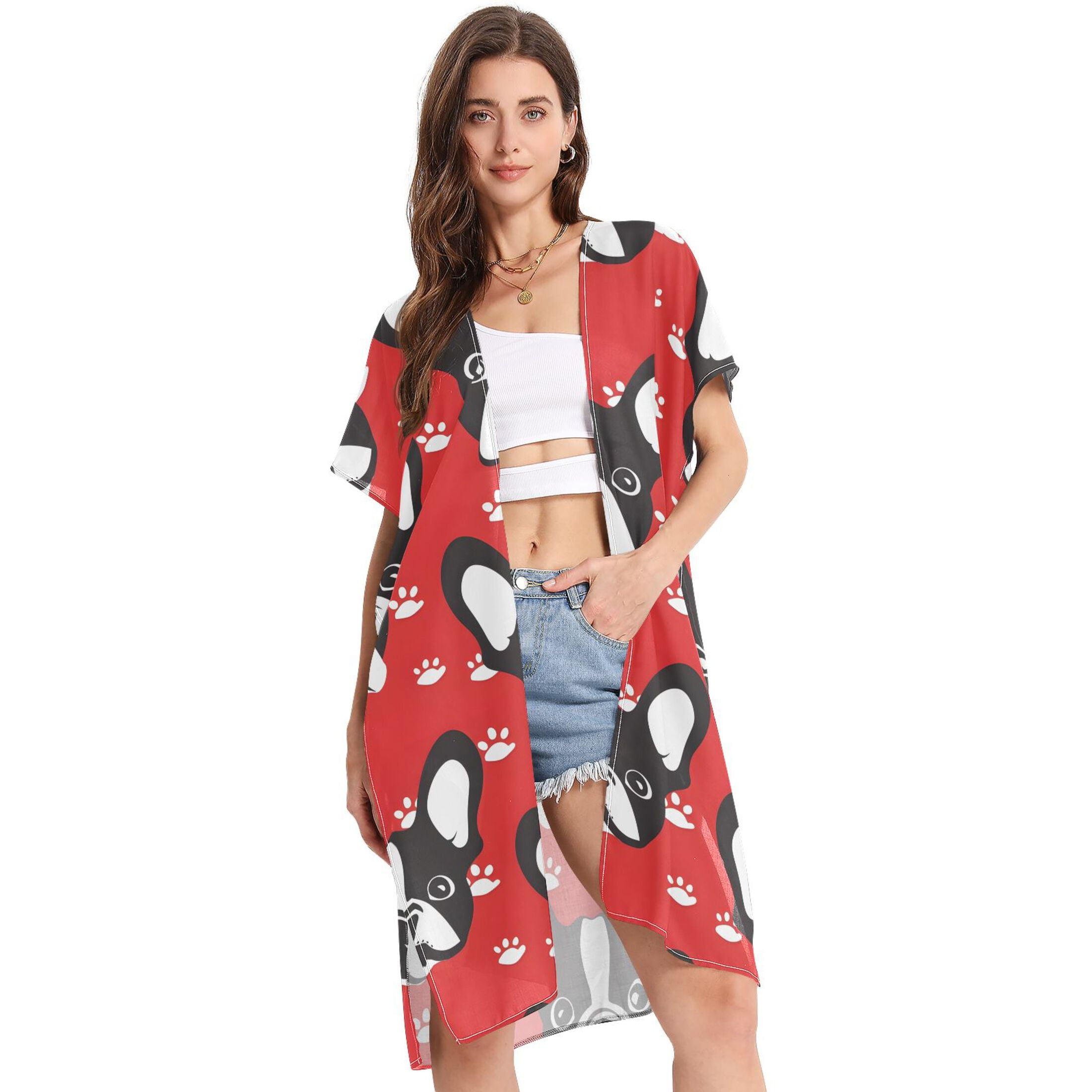 Beach Vacation Clothes Kimono Cardigan Loose Swimsuit Cover Up for ...