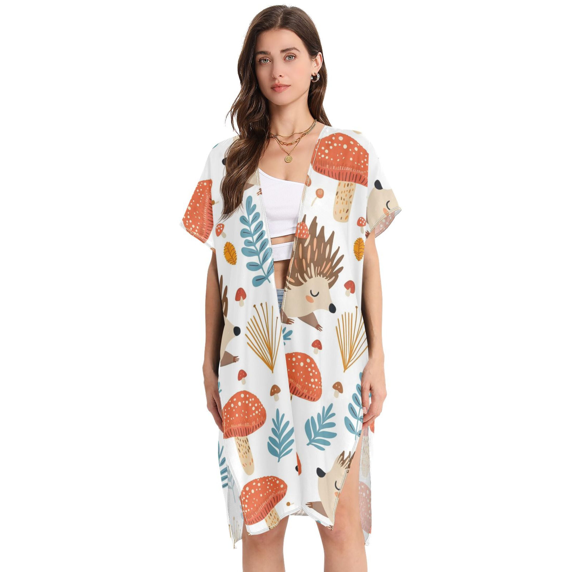 Beach Vacation Clothes Kimono Cardigan Loose Swimsuit Cover Up for ...