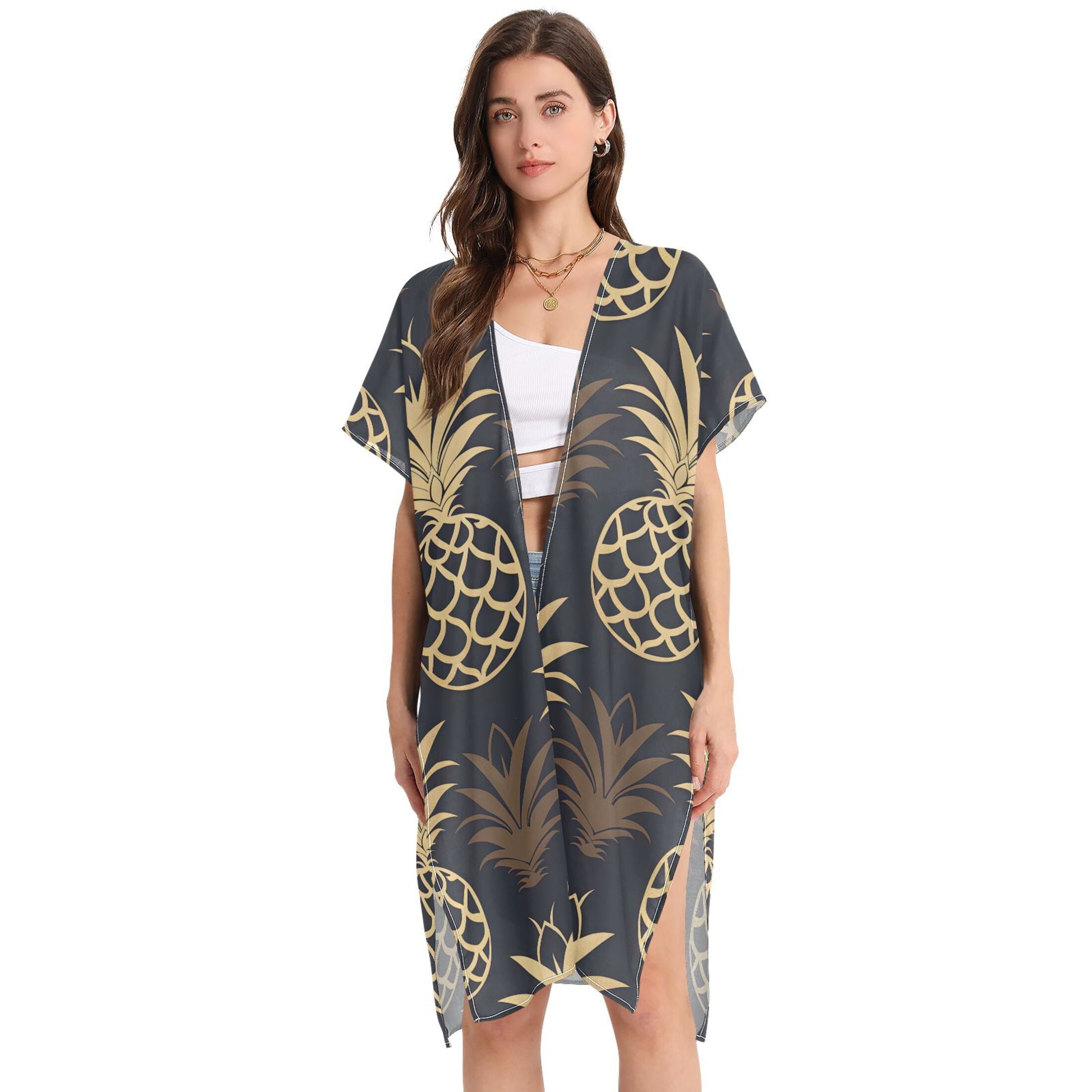 Beach Vacation Clothes Kimono Cardigan Loose Swimsuit Cover Up for ...
