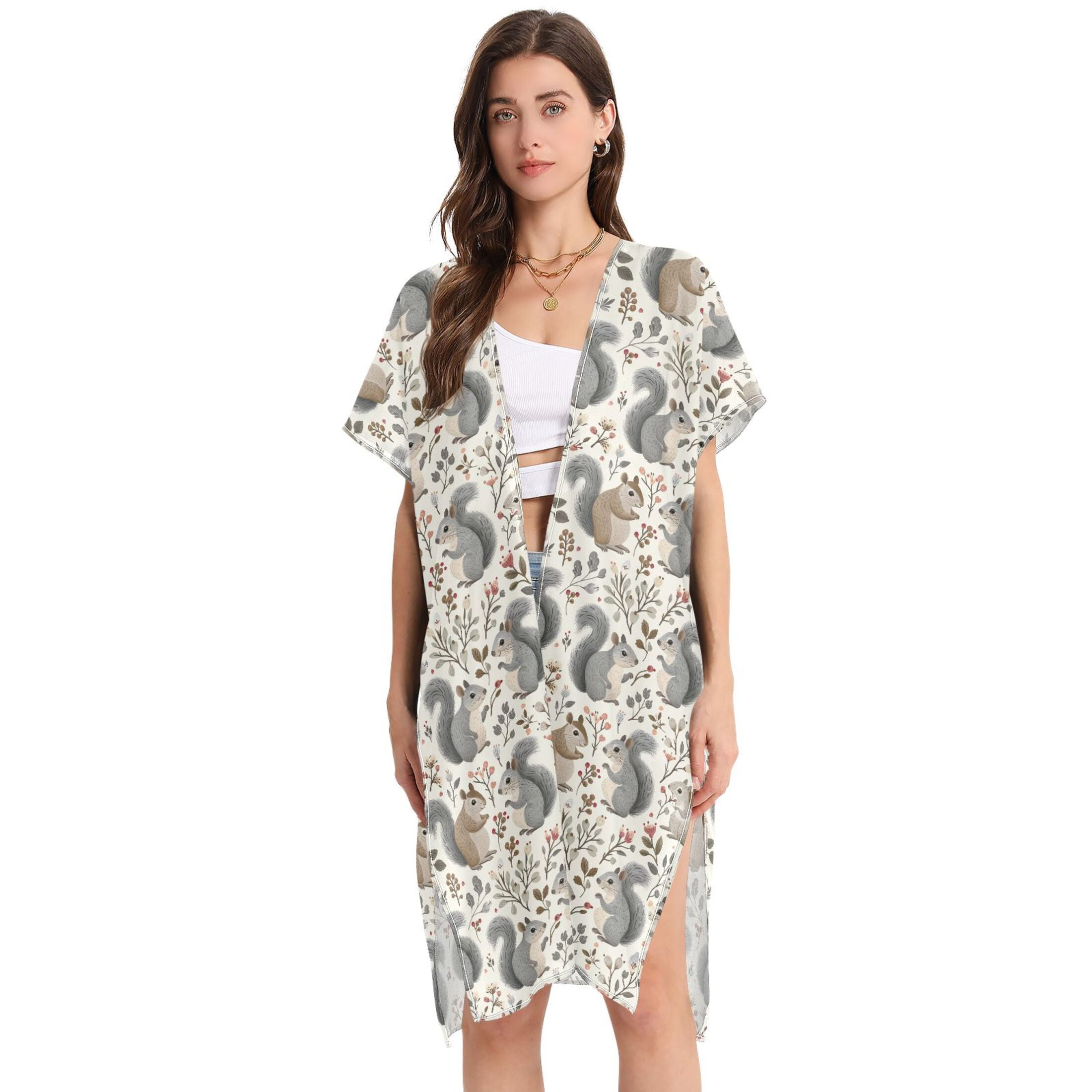 Beach Vacation Clothes Kimono Cardigan Loose Swimsuit Cover Up for ...