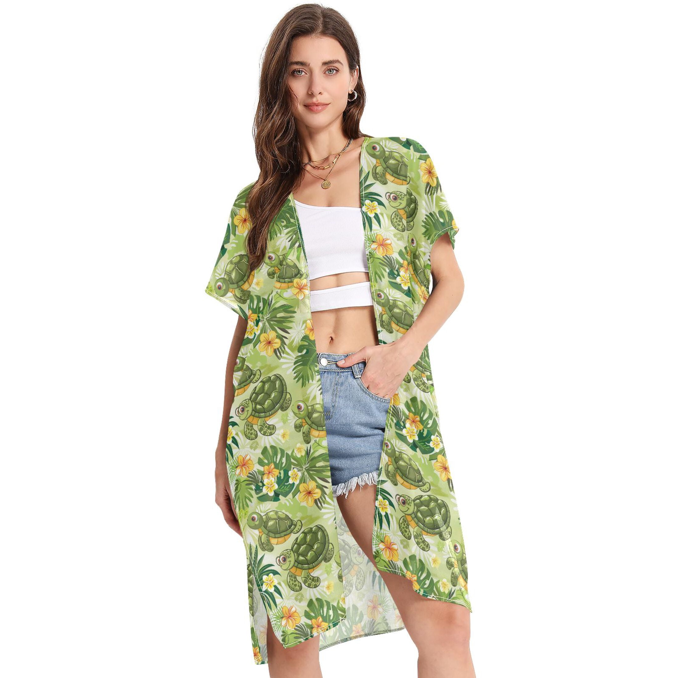 Beach Vacation Clothes Kimono Cardigan Loose Swimsuit Cover Up for ...