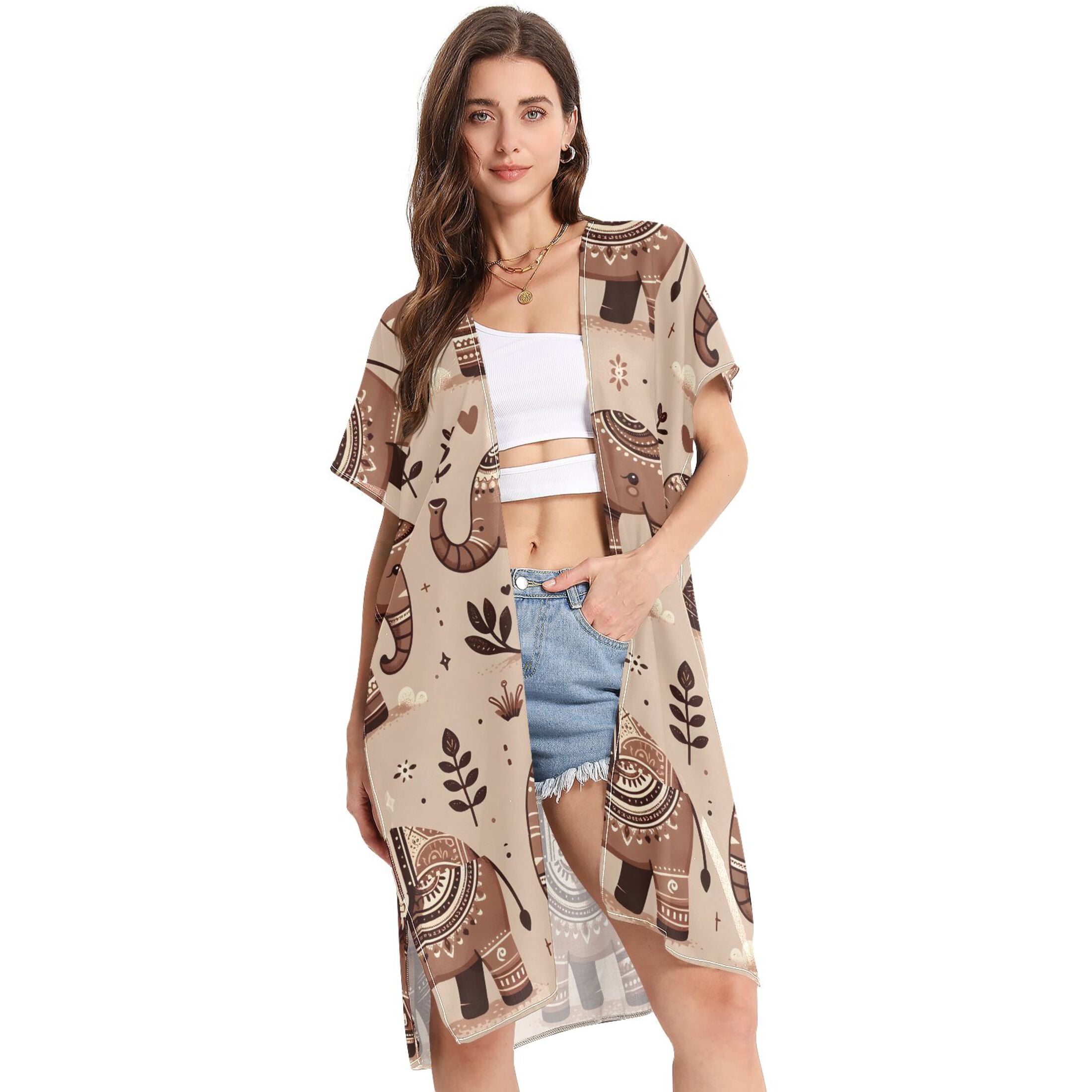 Beach Vacation Clothes Kimono Cardigan Loose Swimsuit Cover Up for ...