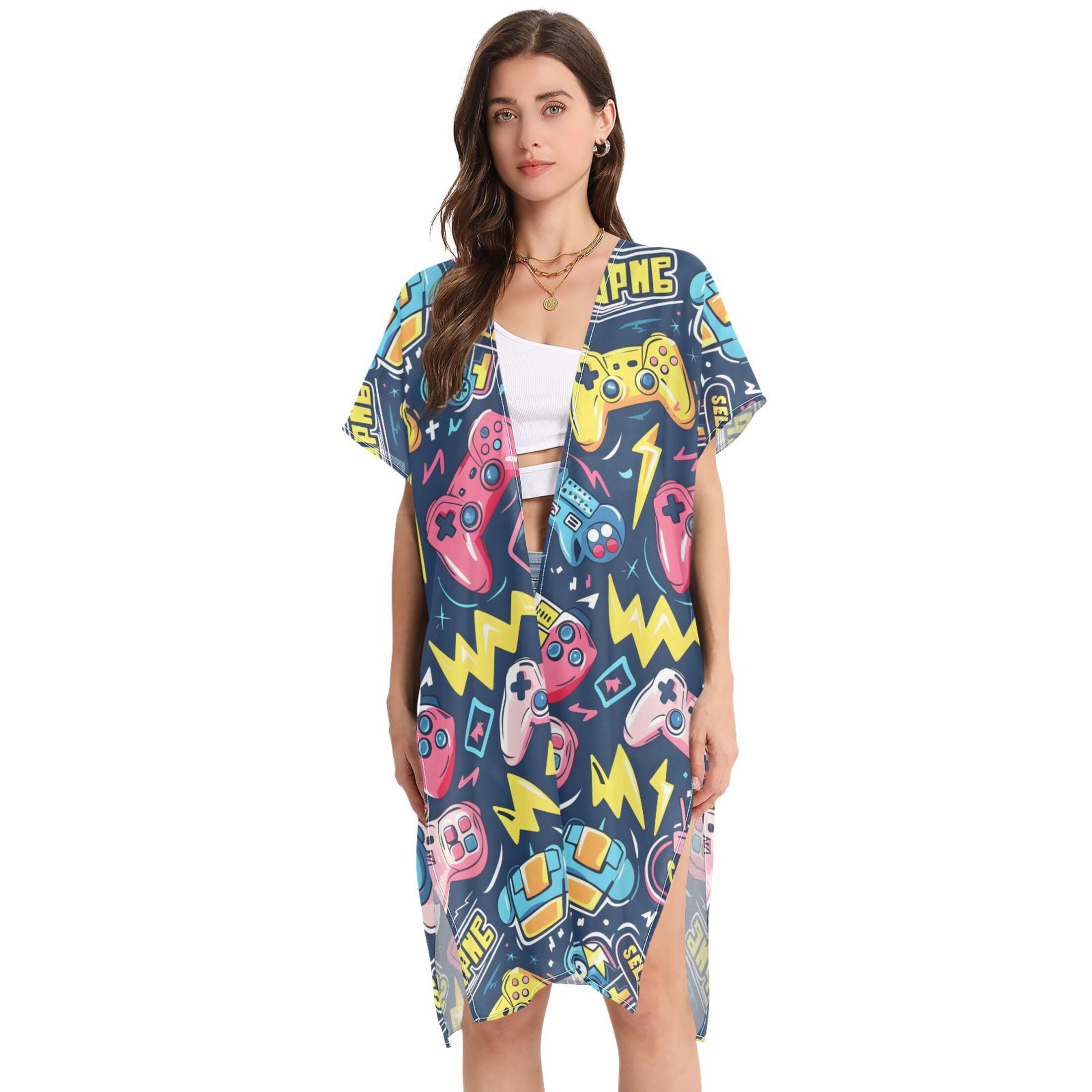 Beach Vacation Clothes Kimono Cardigan Loose Swimsuit Cover Up for ...