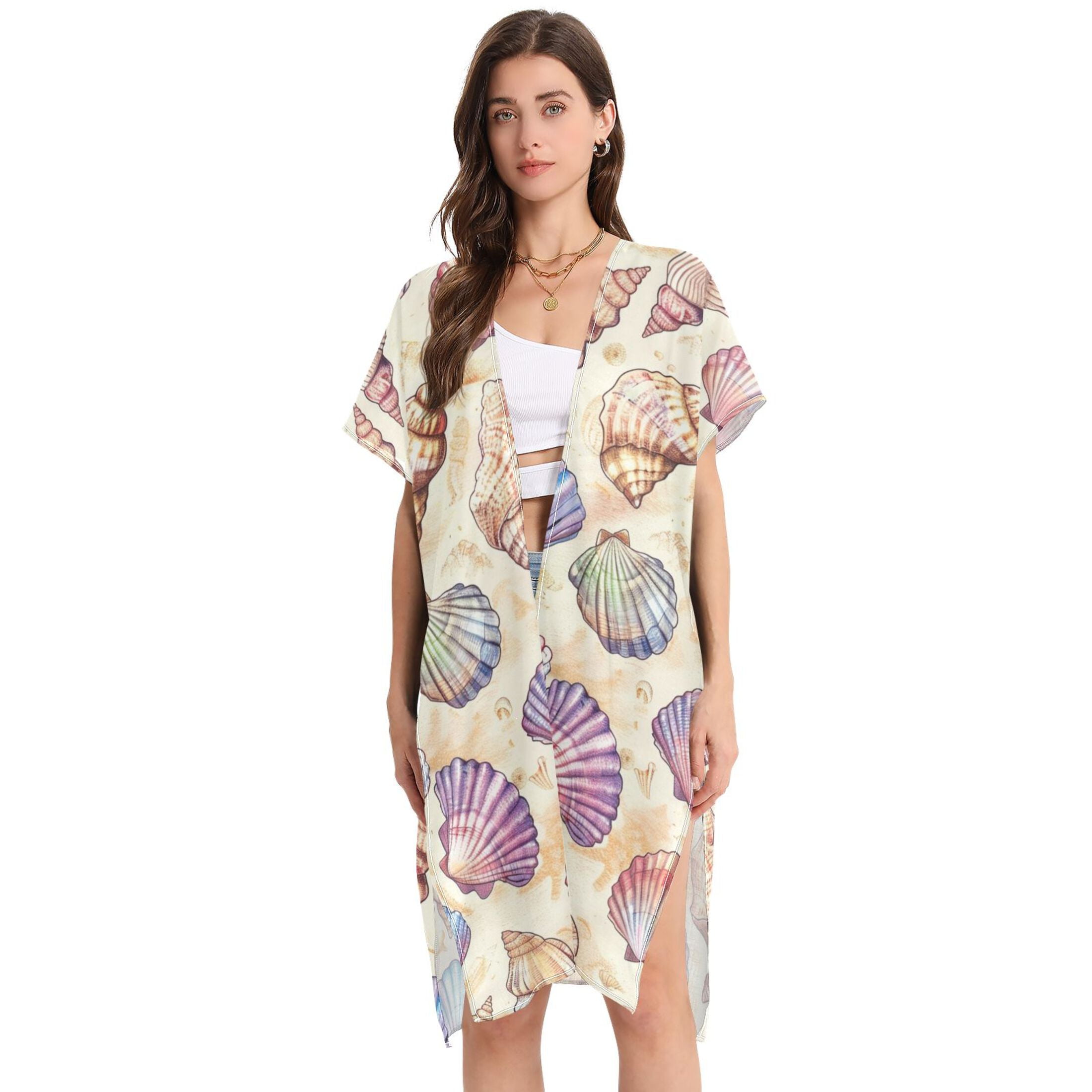 Beach Vacation Clothes Kimono Cardigan Loose Swimsuit Cover Up for ...