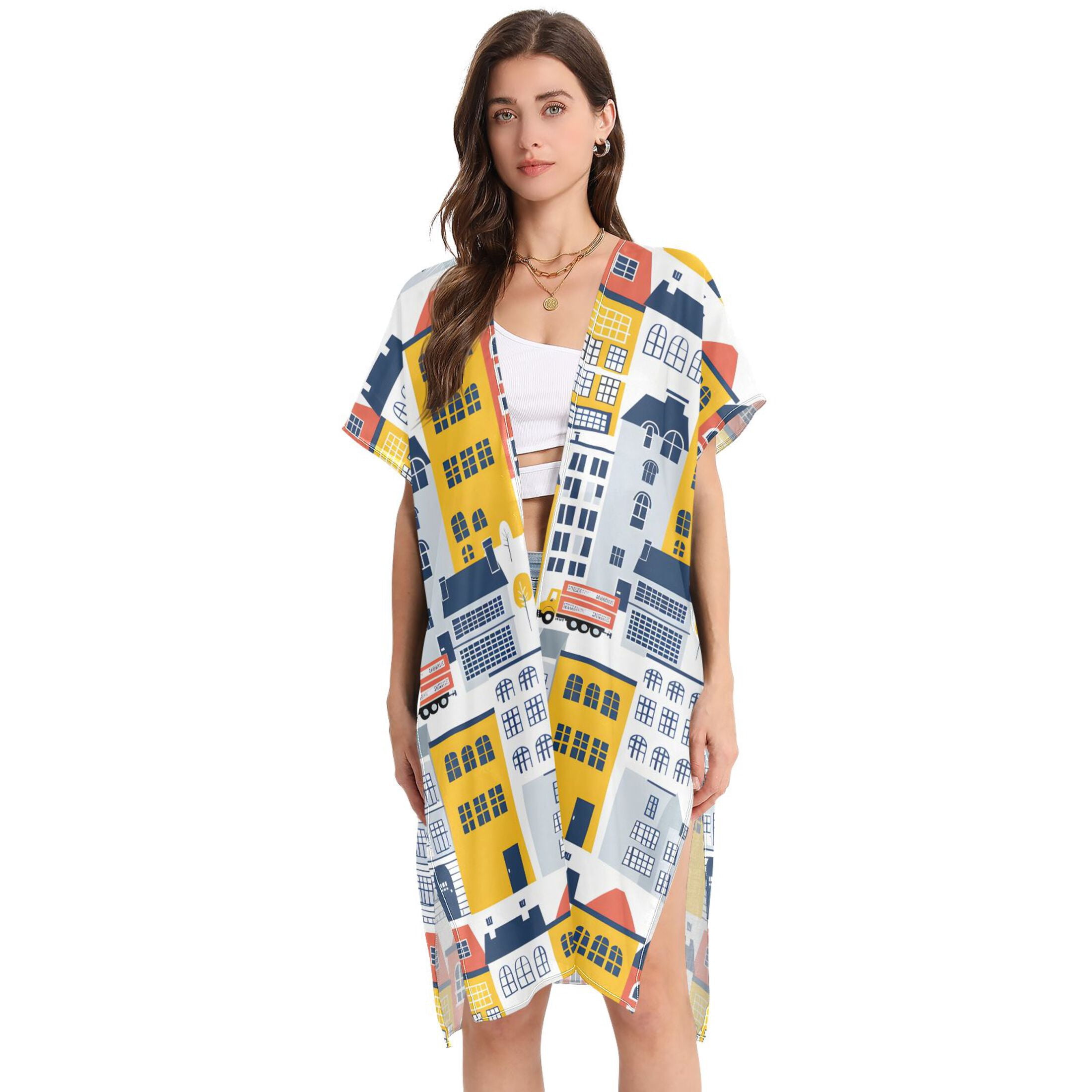 Beach Vacation Clothes Kimono Cardigan Loose Swimsuit Cover Up for ...