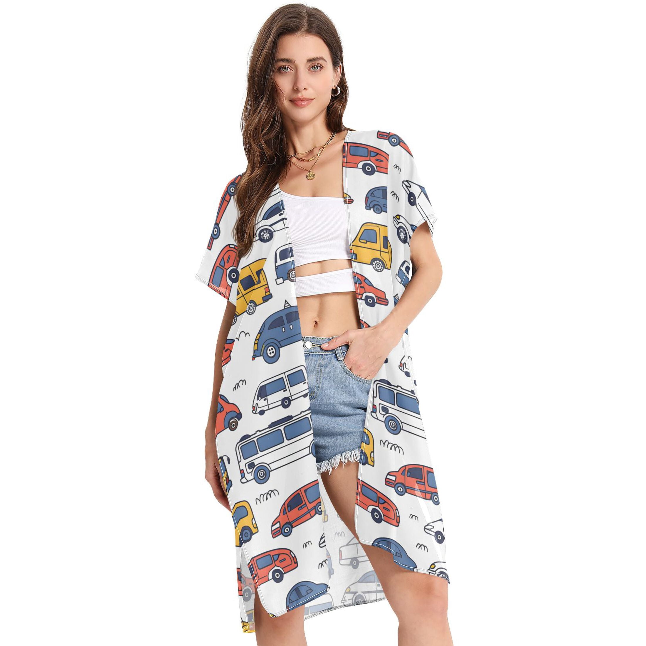 Beach Vacation Clothes Kimono Cardigan Loose Swimsuit Cover Up for ...