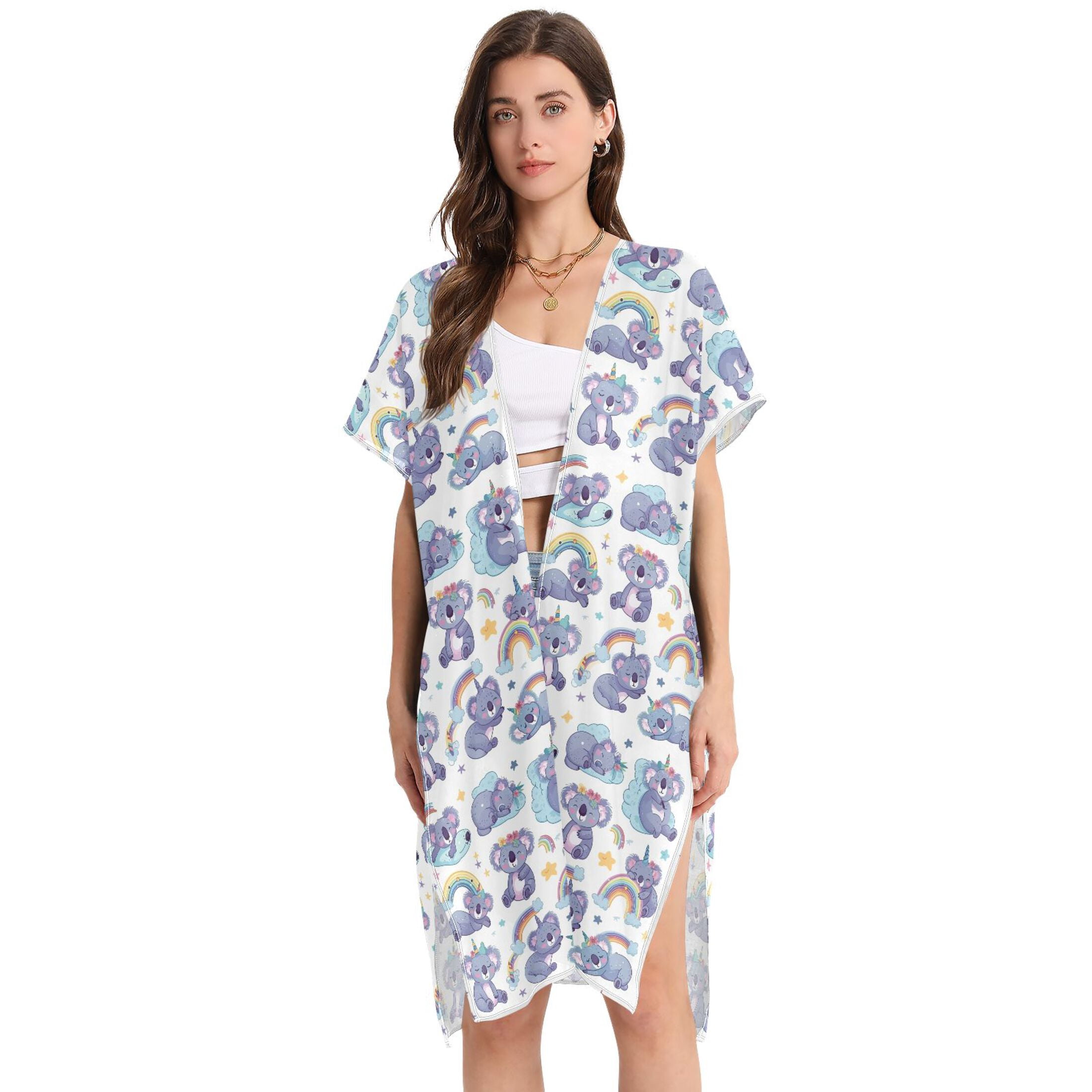 Beach Vacation Clothes Kimono Cardigan Loose Swimsuit Cover Up for ...
