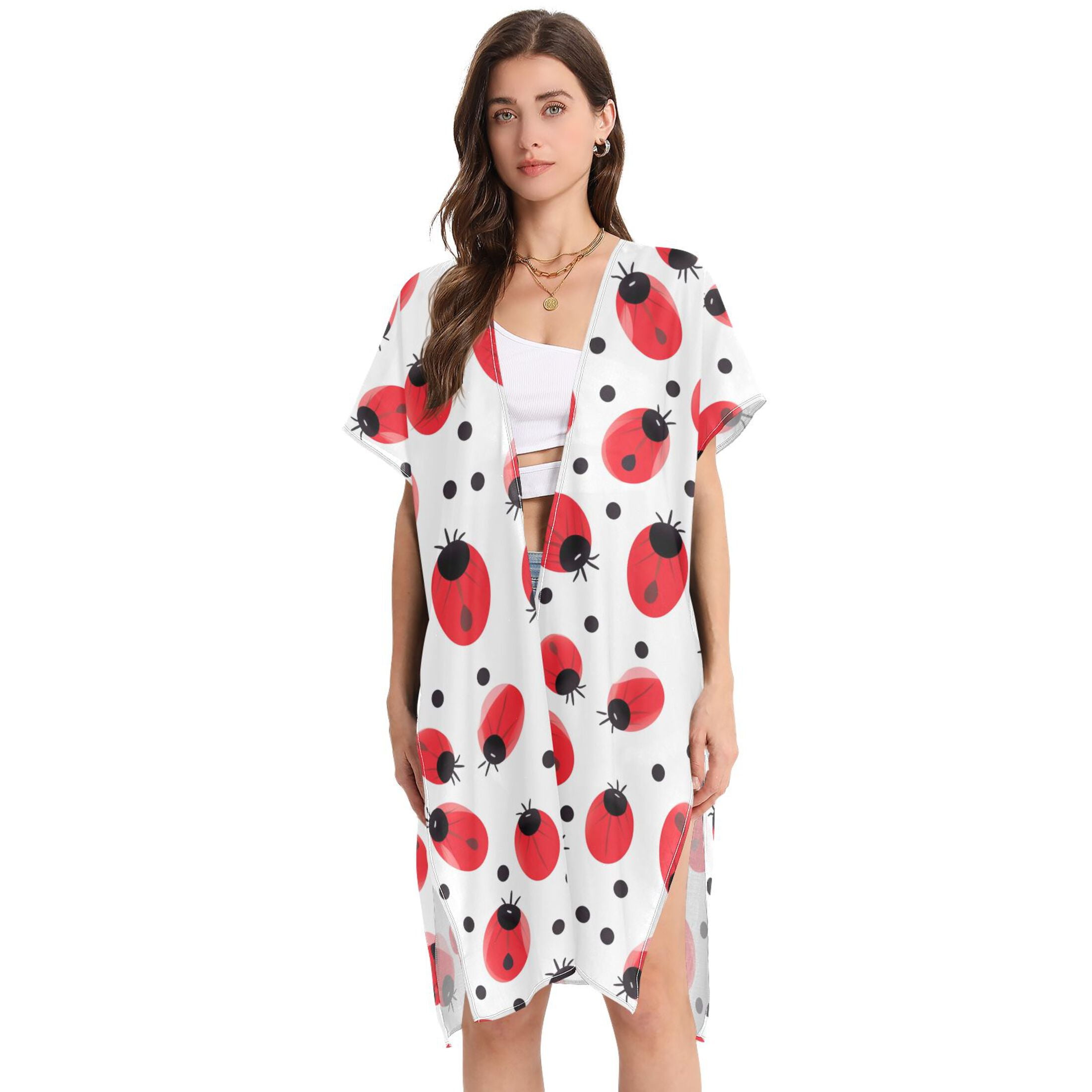 Beach Vacation Clothes Kimono Cardigan Loose Swimsuit Cover Up for ...