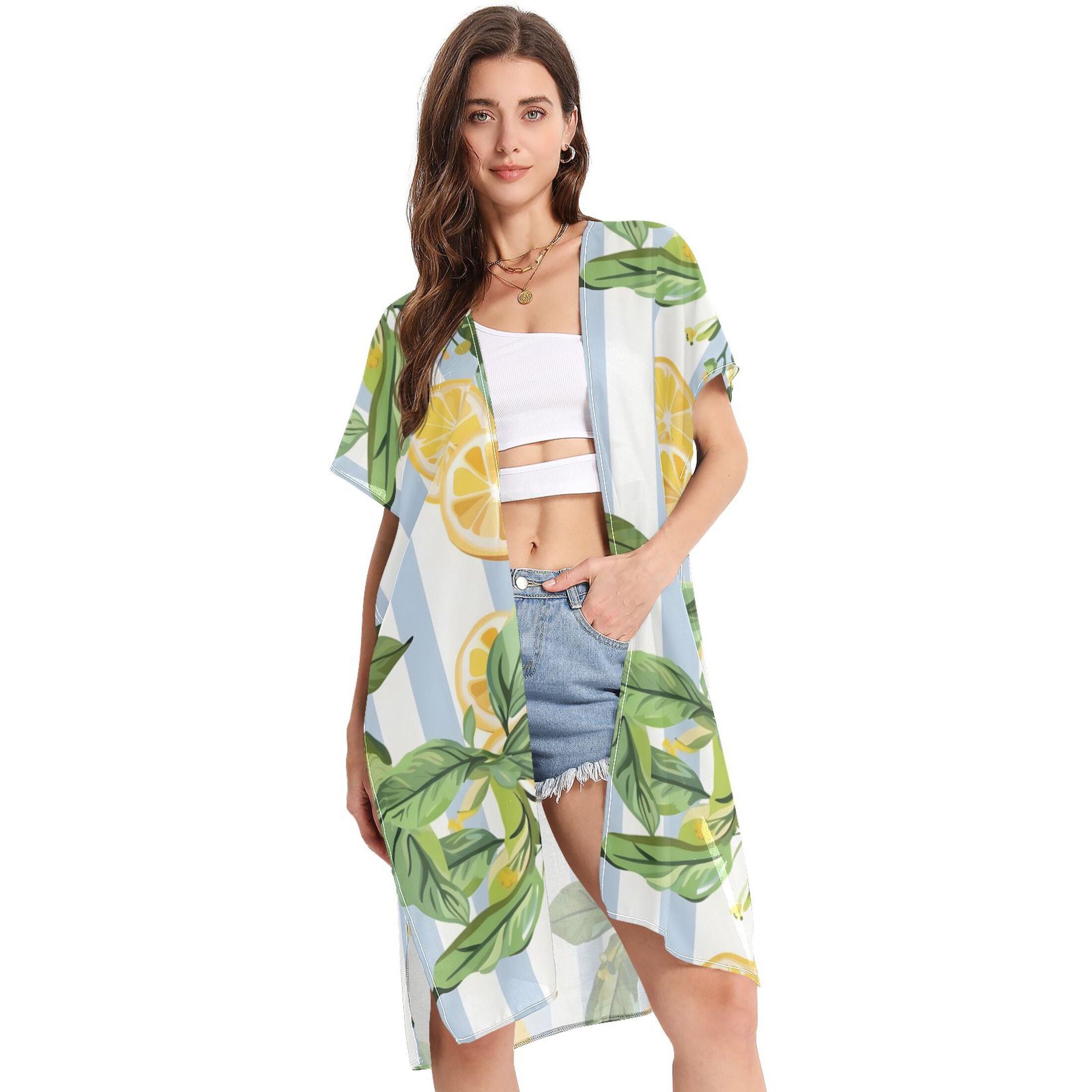 Beach Vacation Clothes Kimono Cardigan Loose Swimsuit Cover Up for ...