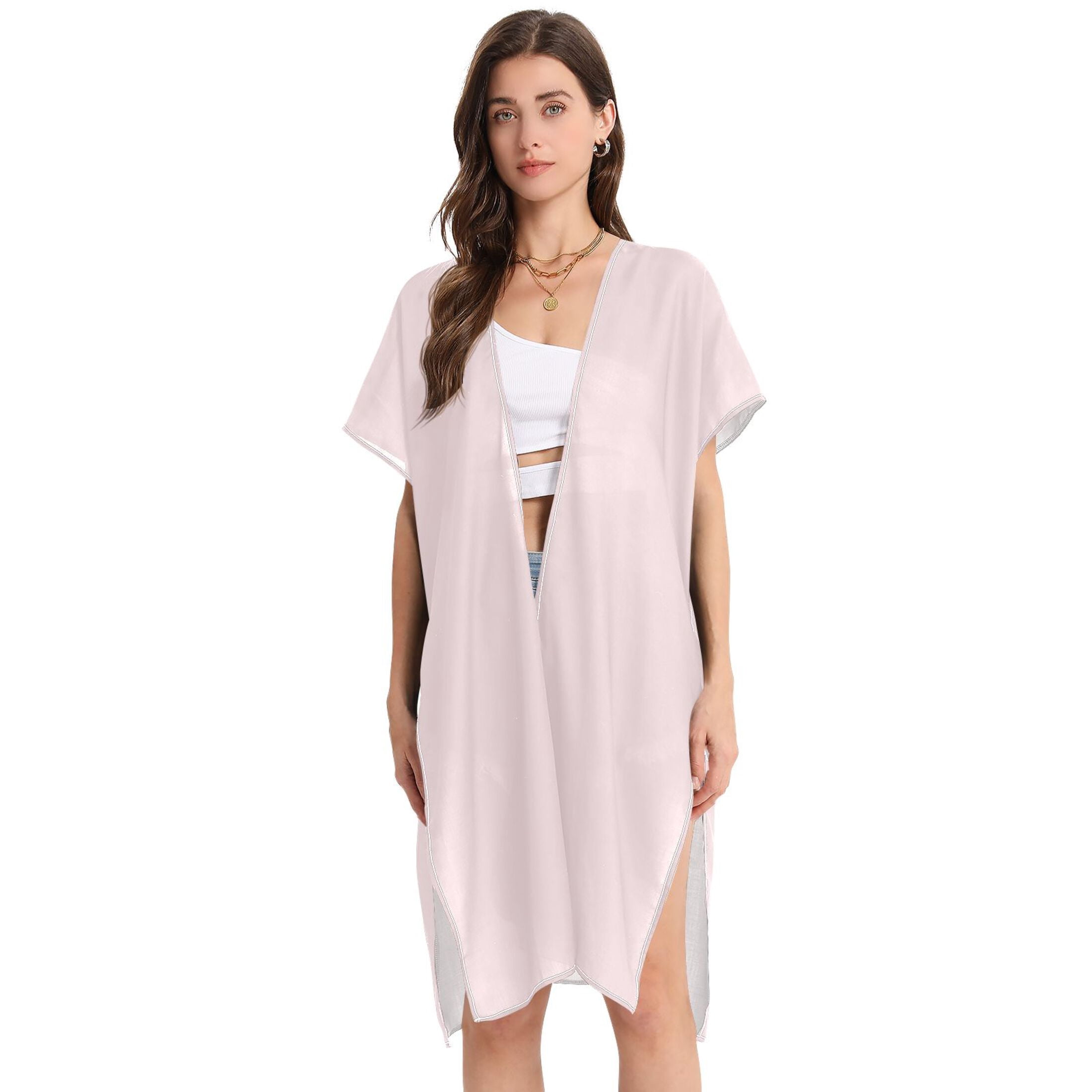 Beach Vacation Clothes Kimono Cardigan Loose Swimsuit Cover Up for ...