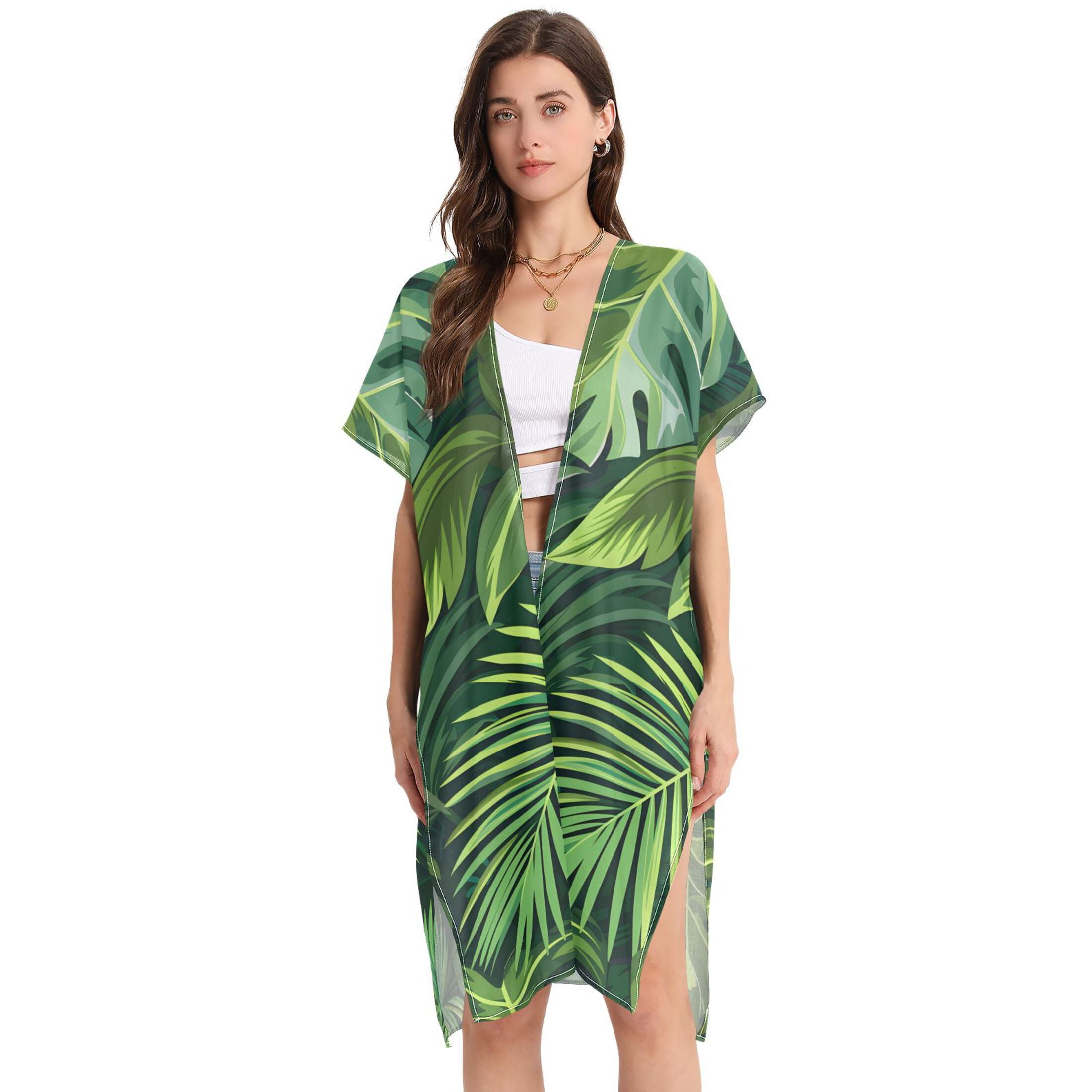 Beach Vacation Clothes Kimono Cardigan Loose Swimsuit Cover Up for ...