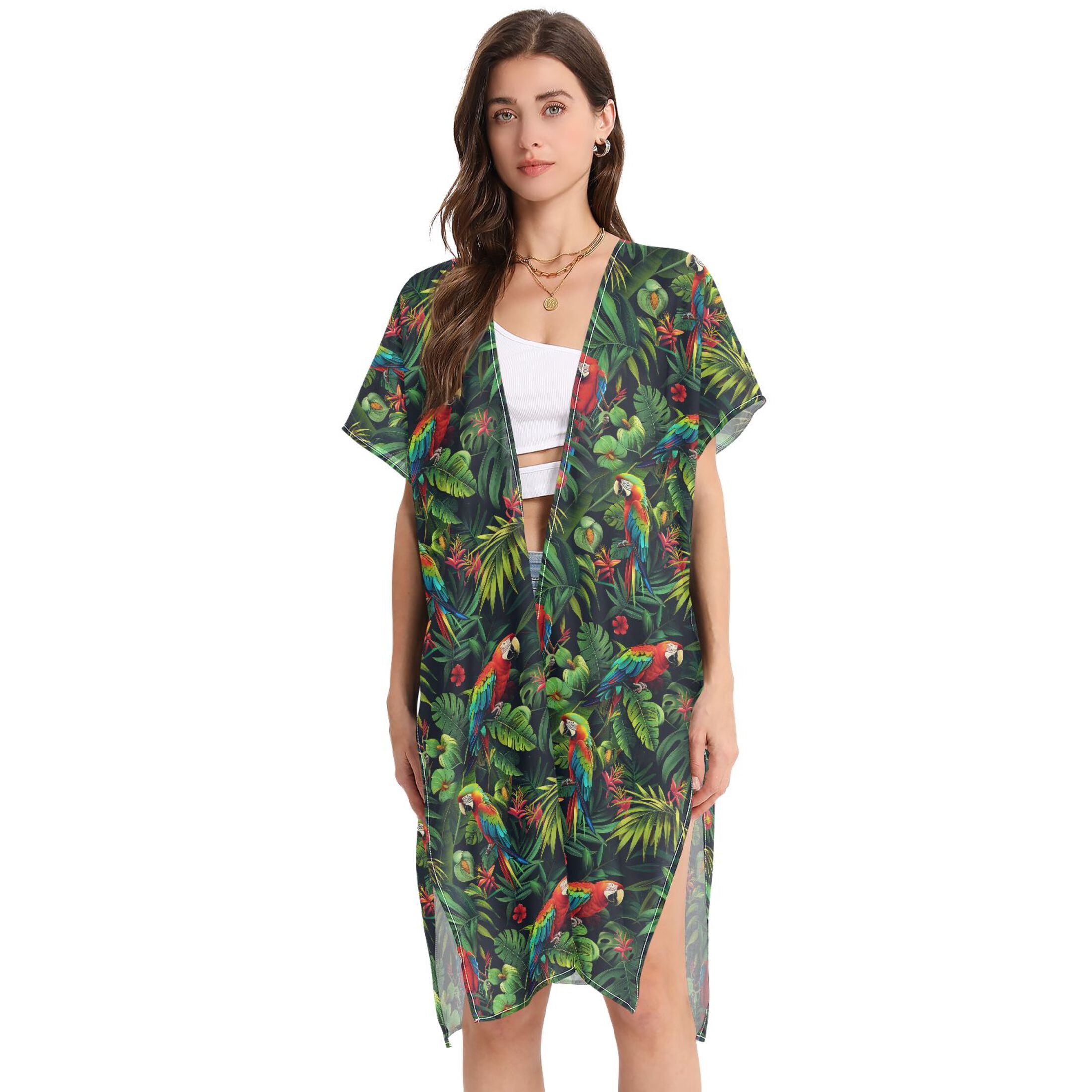 Beach Vacation Clothes Kimono Cardigan Loose Swimsuit Cover Up for ...